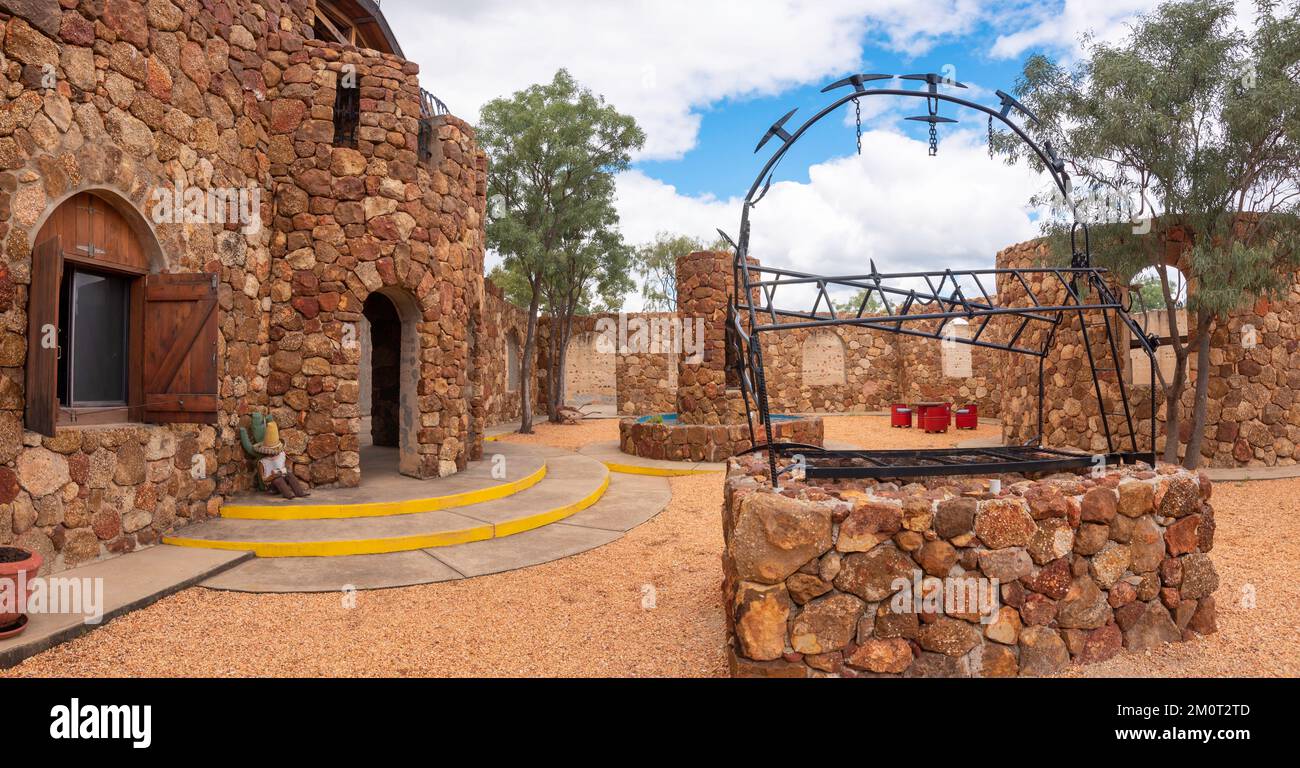 The popular tourist attraction, Amigo's Castle in the New South Wales ...