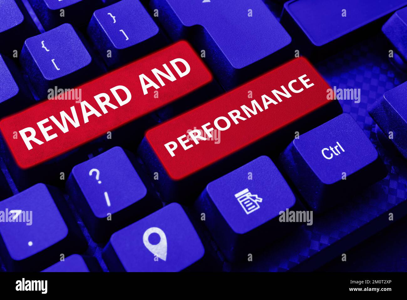 Text showing inspiration Reward And Performance. Business concept Given ...