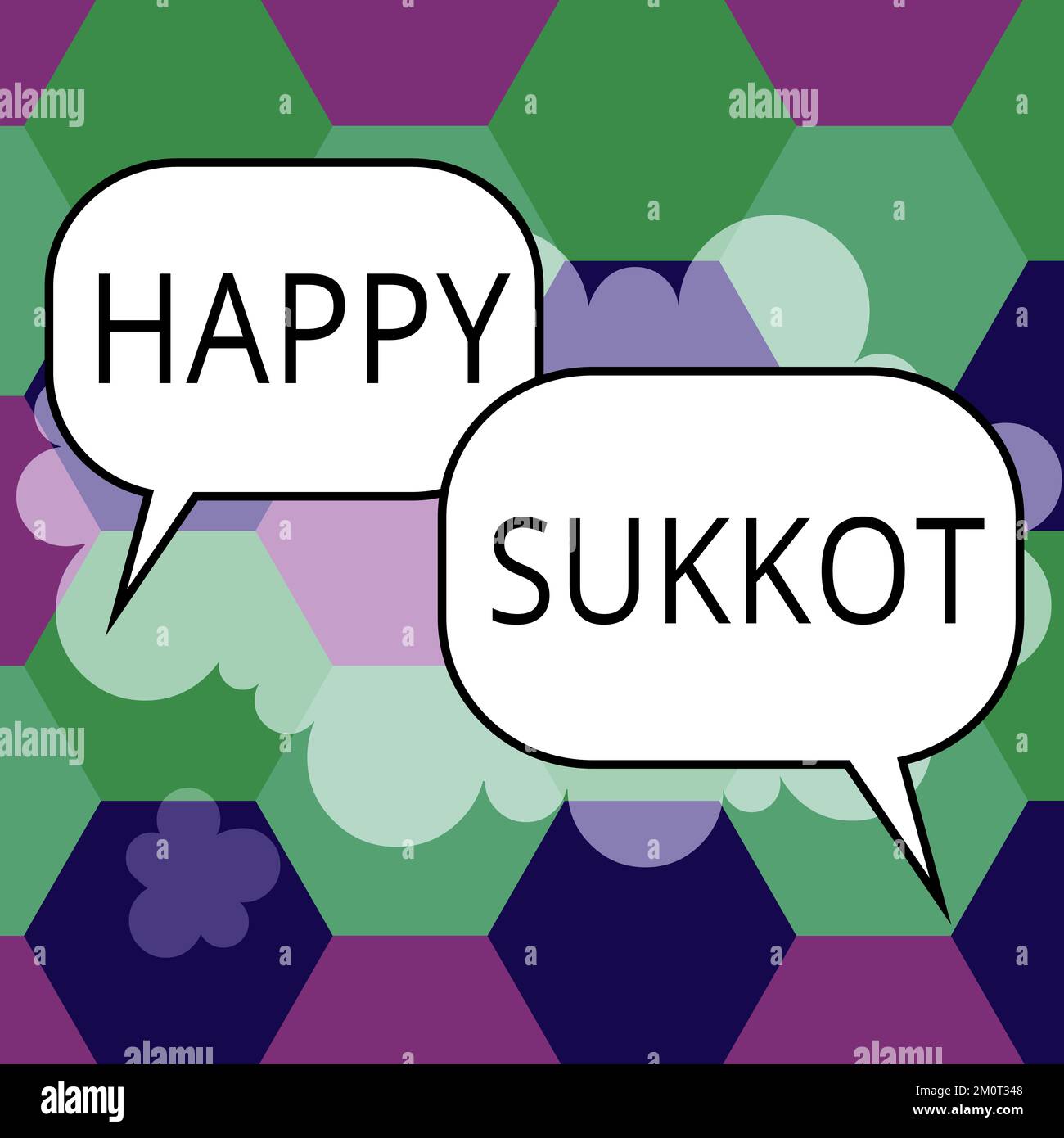 Text caption presenting Happy Sukkot. Business approach Ireland ...