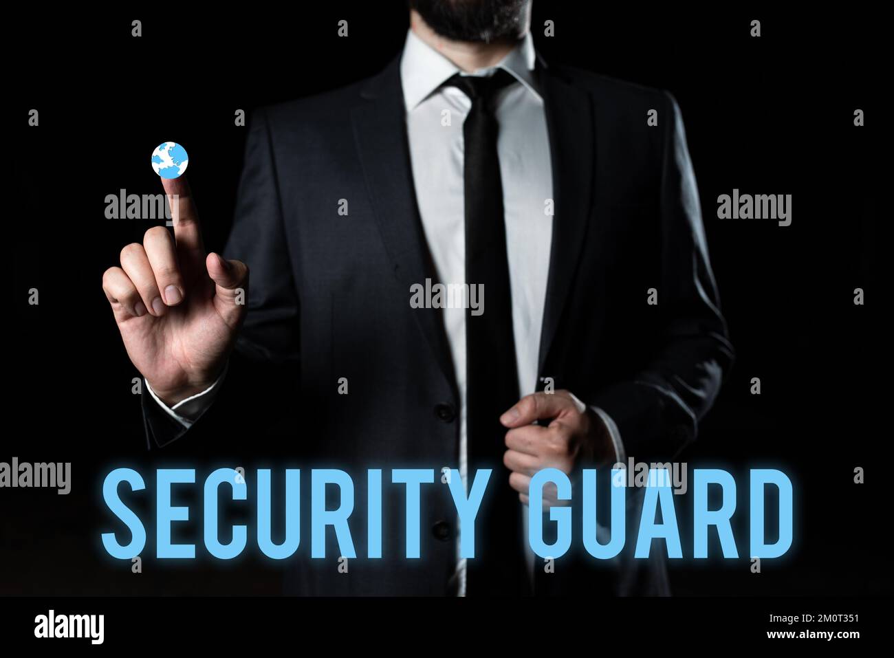 Inspiration showing sign Security Guard. Word for tools used to manage ...