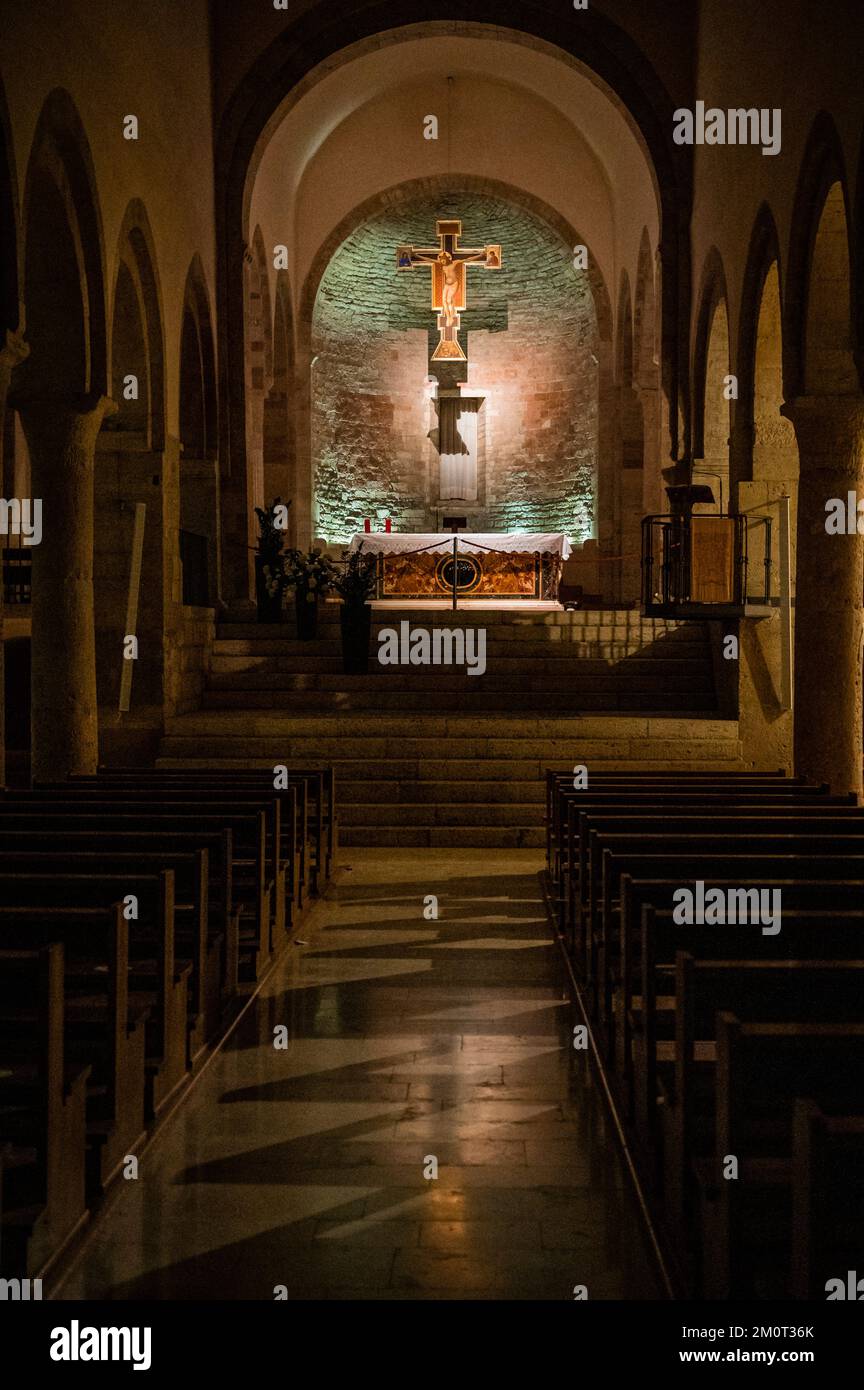 Ancient art in Bevagna. Umbria Stock Photo - Alamy
