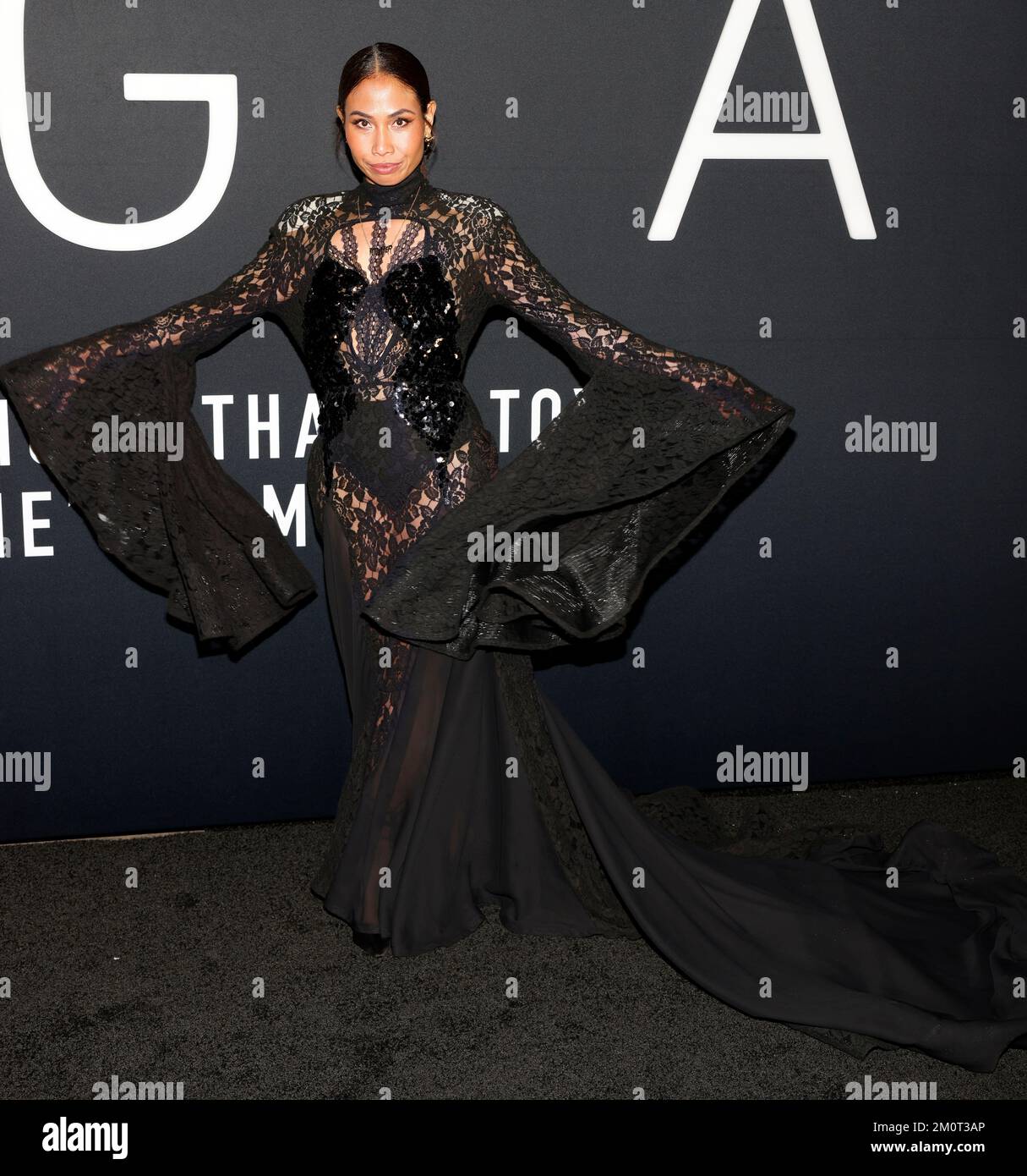 Los Angeles, CA, - Dec 07, 2022: Jen Van Epps arrives at the movie ...