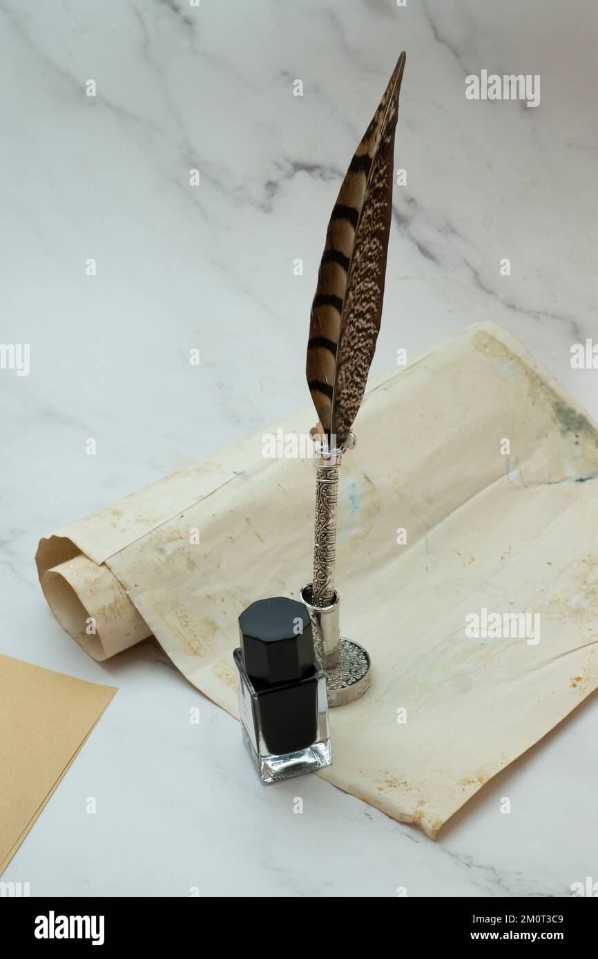Parchment ink hi-res stock photography and images - Alamy