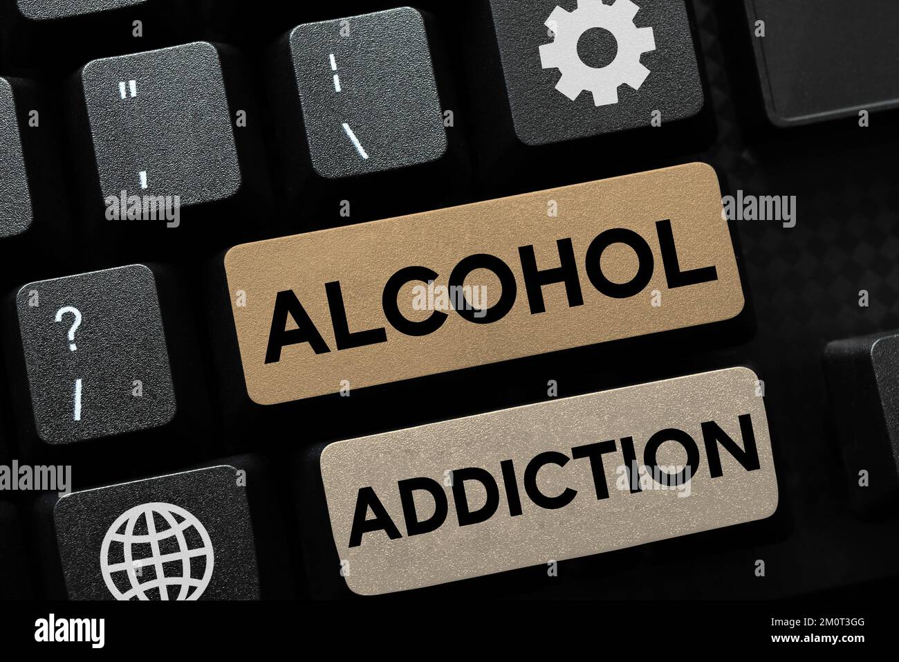 Inspiration showing sign Alcohol Addiction. Word for characterized by ...