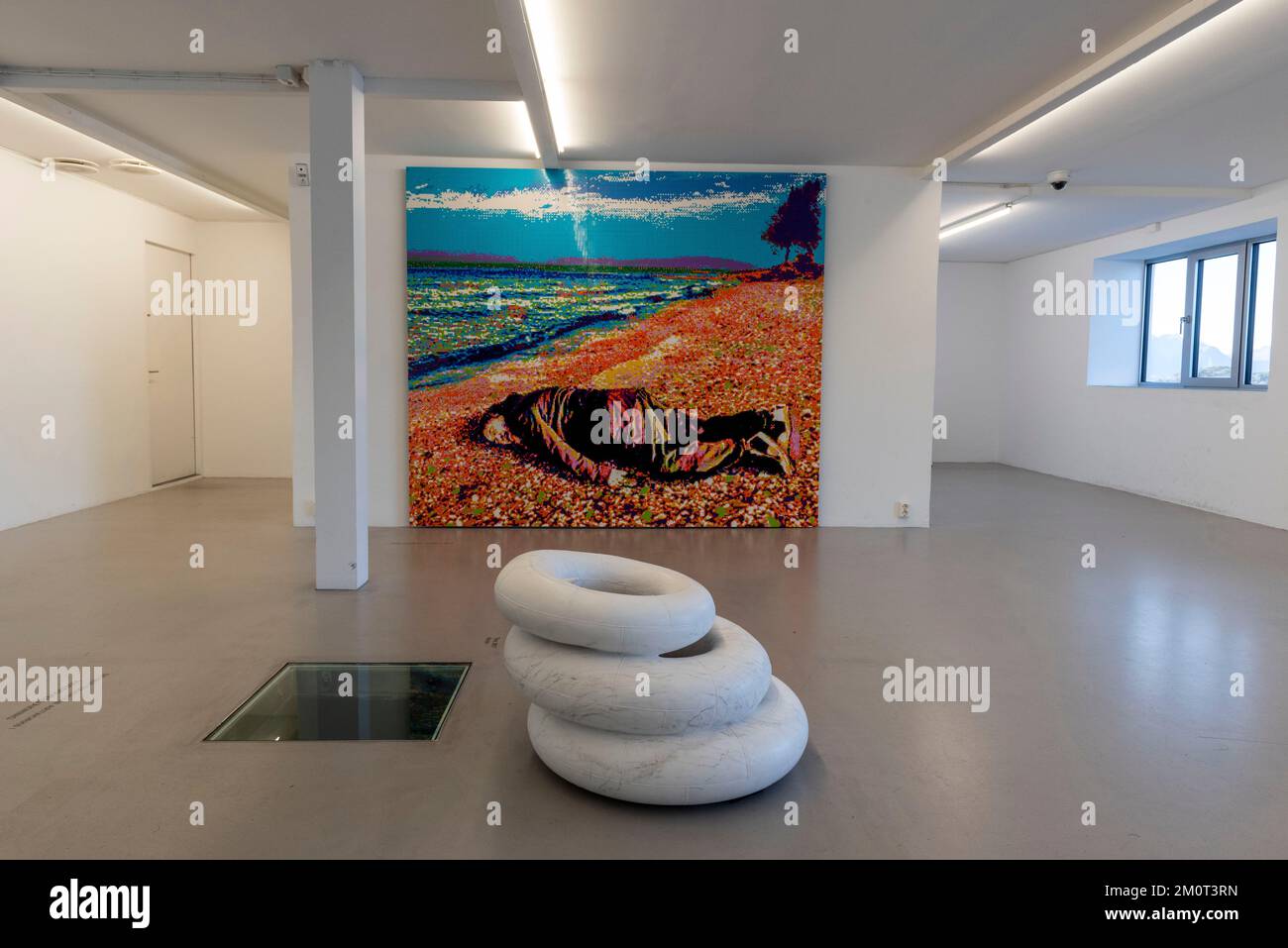 Norway, Nordland County, Lofoten Islands, Henningsvaer, Kaviar Factory ...