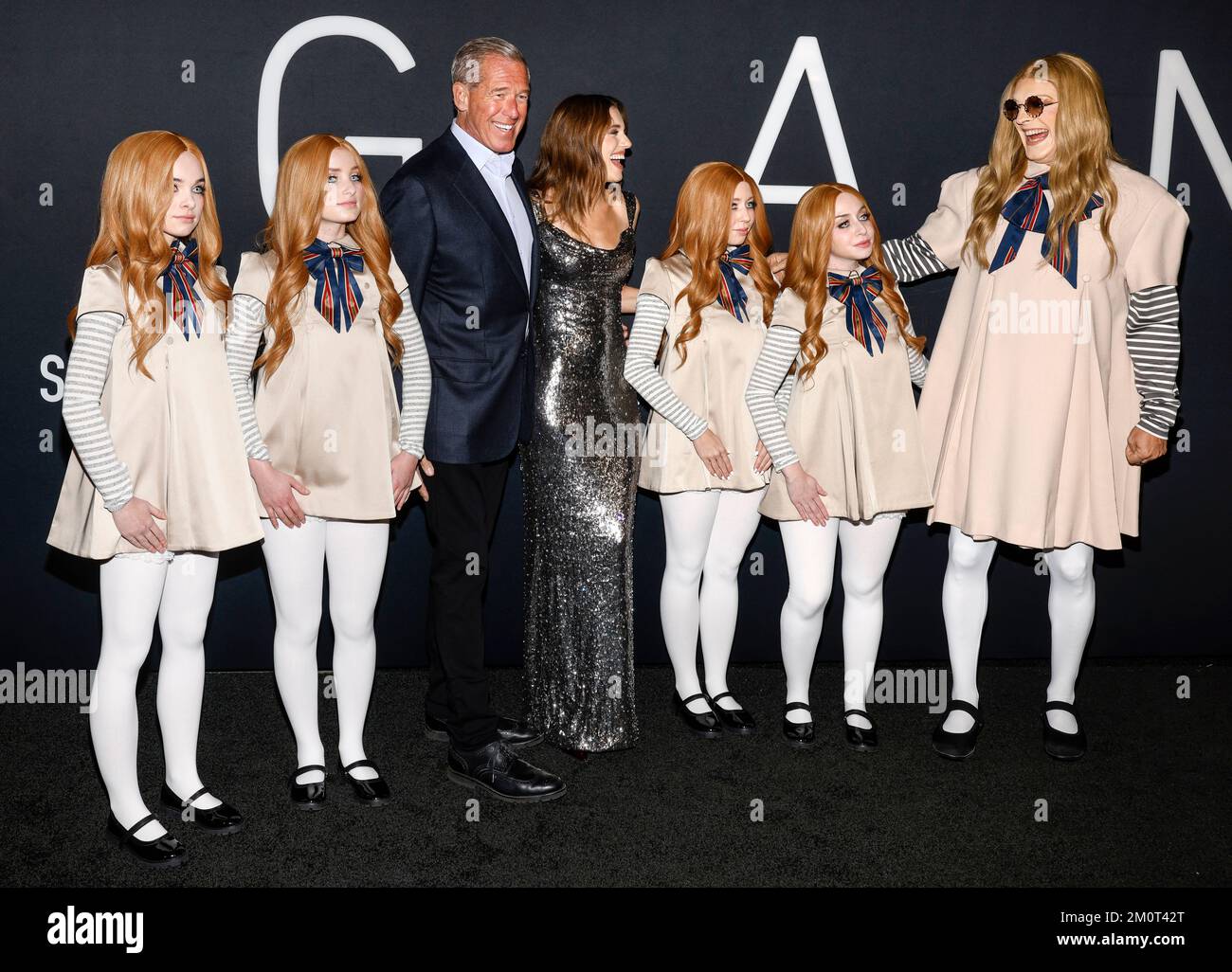 Los Angeles, CA, - Dec 07, 2022: Brian Williams, Allison Williams and ...