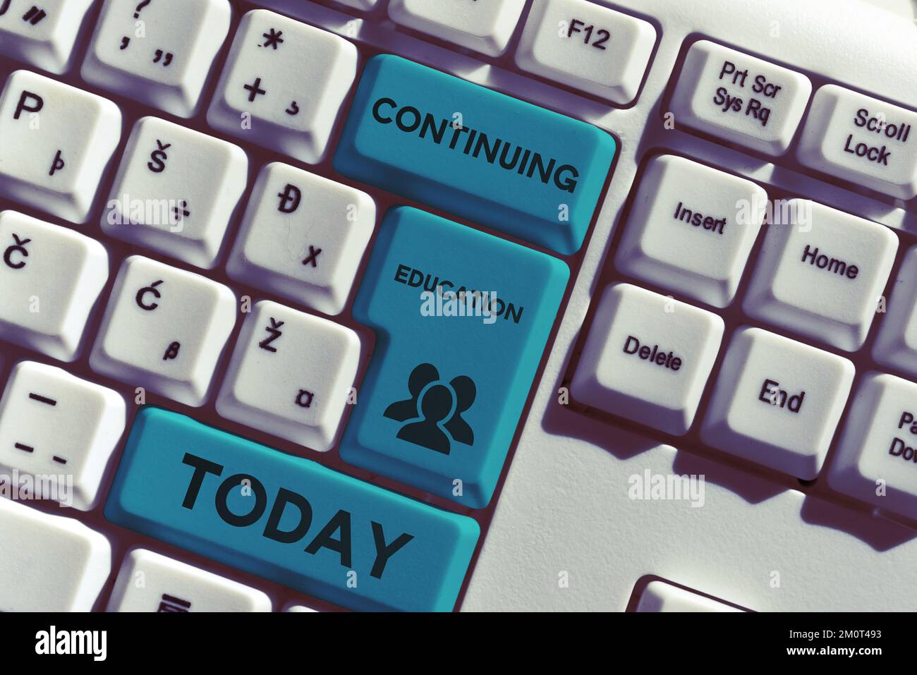 Conceptual display Continuing Education. Word Written on Continued ...