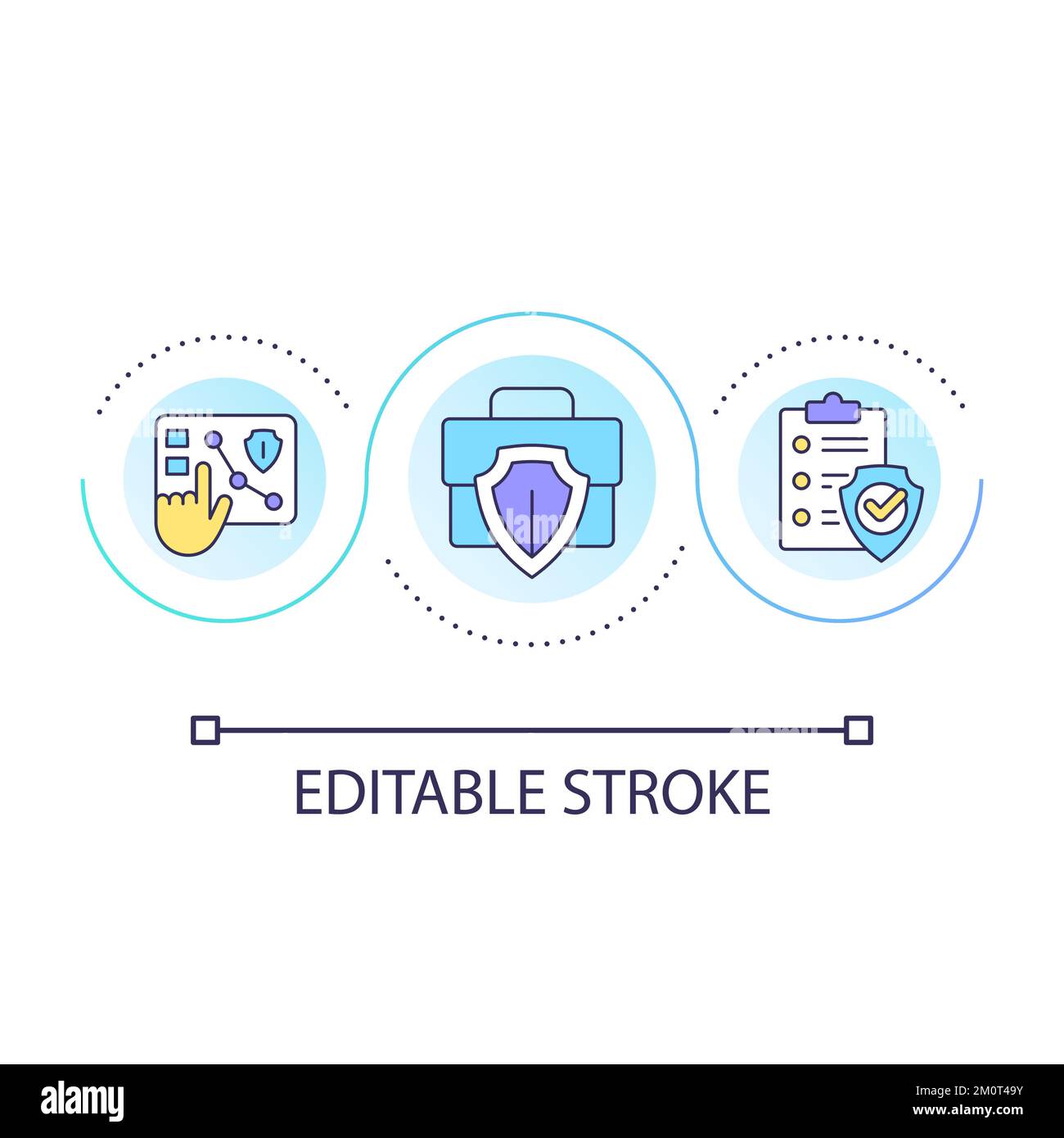 Preventing workplace injury loop concept icon Stock Vector Image & Art ... Preventing workplace injury loop concept icon Stock Vector Image & Art ...