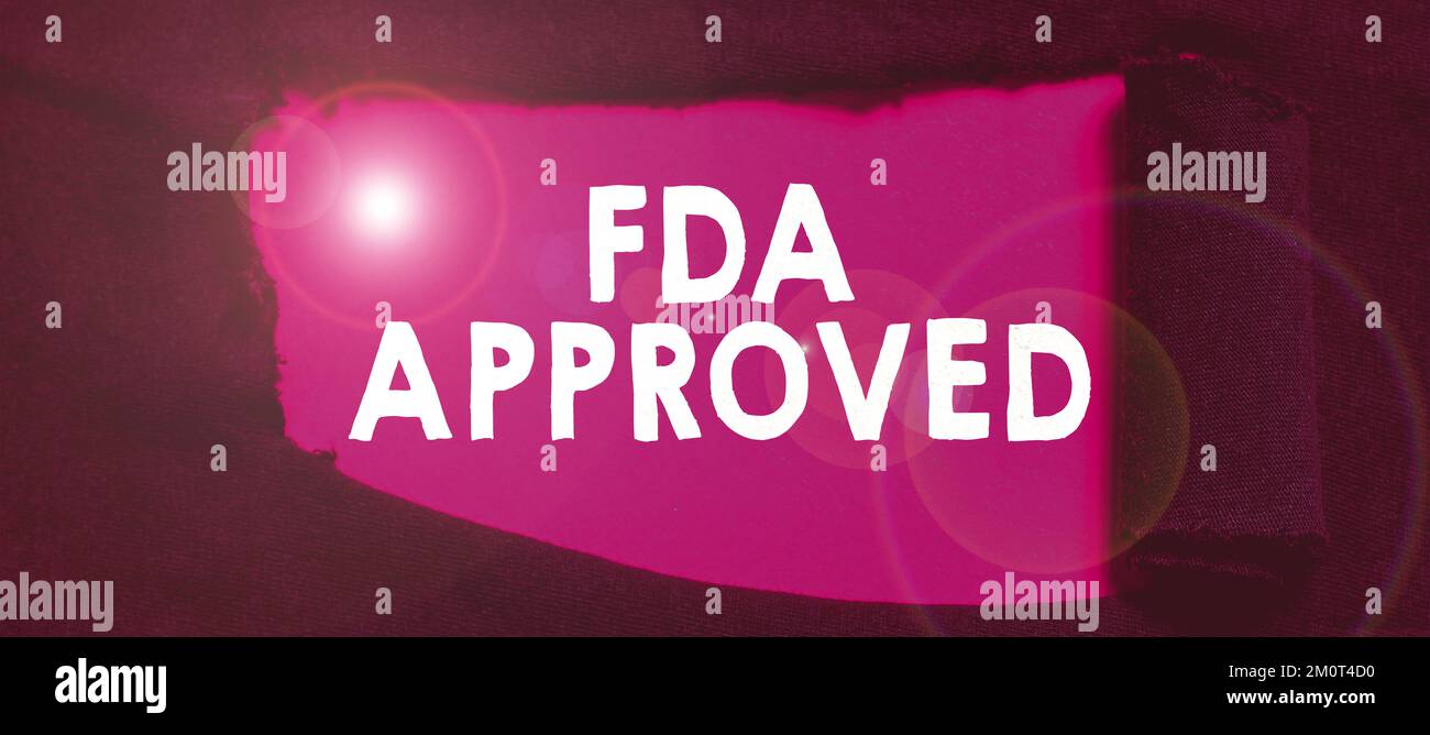 Fda approved word hi-res stock photography and images - Alamy