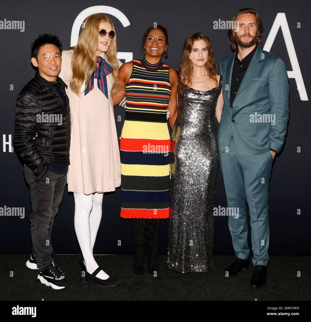Los Angeles, CA, - Dec 07, 2022: James Wan, Jason Blum, Akela Cooper ...
