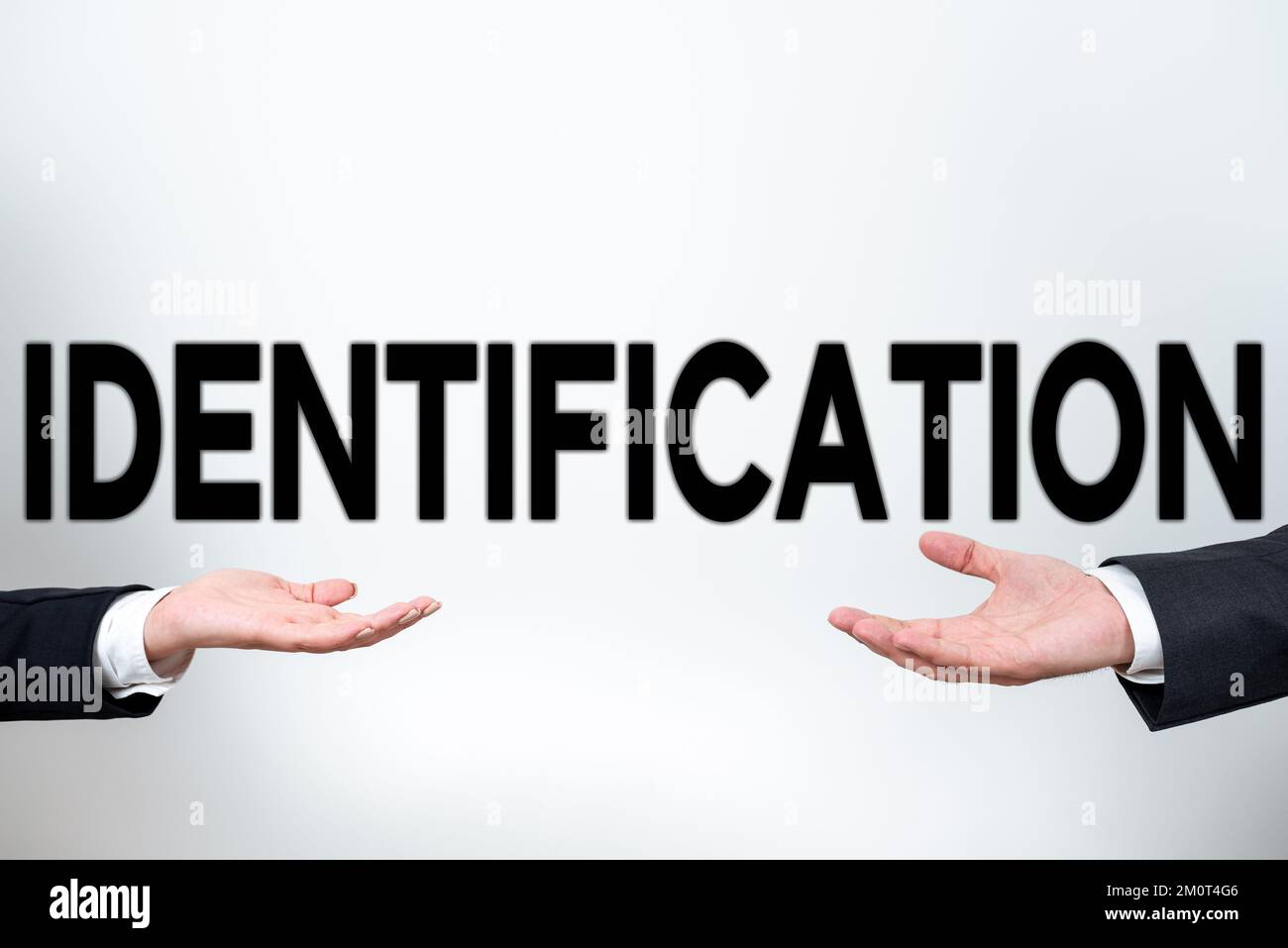 Sign displaying Identification. Business concept an action or procedure ...