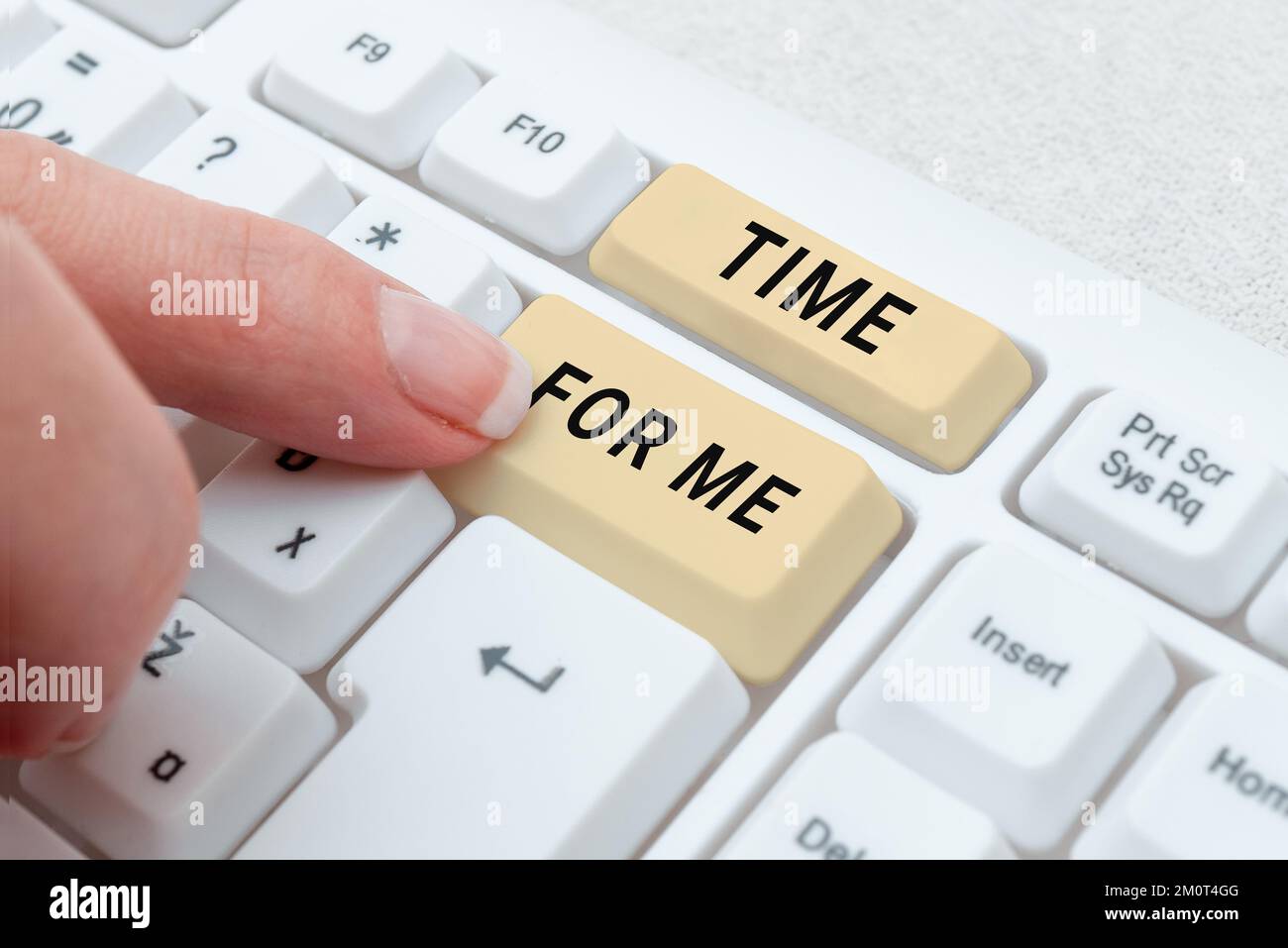 Conceptual caption Time For Me. Business approach I will take a moment ...