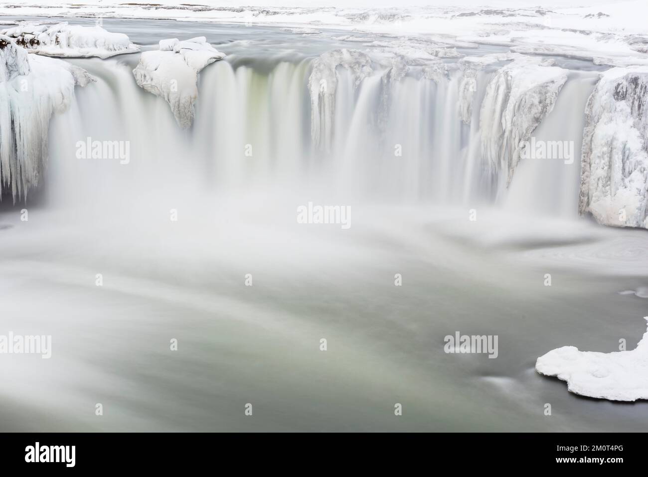Iceland, Northeastern Iceland, Godafoss Waterfall Stock Photo - Alamy