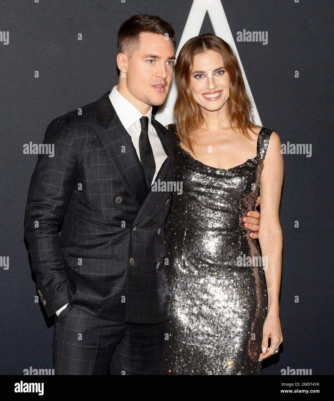 Los Angeles, CA, - Dec 07, 2022: Alexander Dreymon and Allison Williams ...