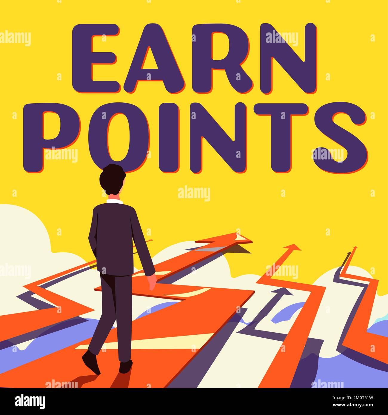 Writing displaying text Earn Points. Word for to get praise or approval ...