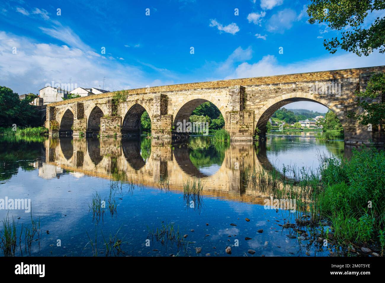 Spain, Galicia, Lugo, stage on the Camino Primitivo, Spanish pilgrimage ...