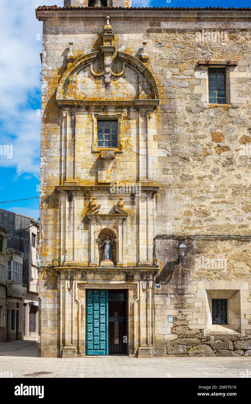 Spain, Galicia, Melide, stage on the Camino Primitivo and Camino Franc ...