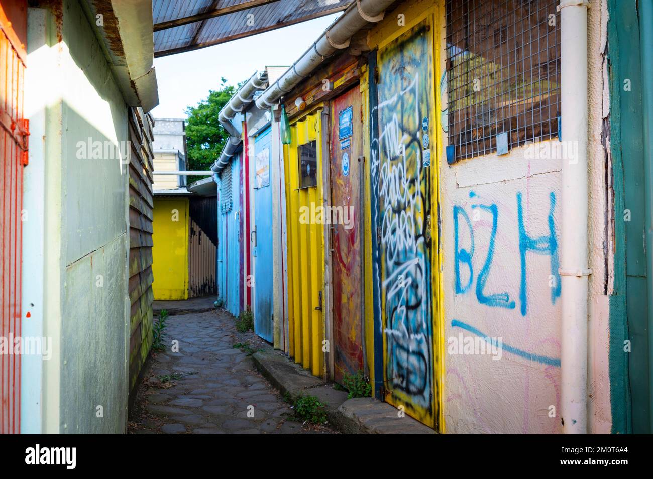 France, Finist?re (29) Brest, le village des p?cheurs de Maison Blanche ...