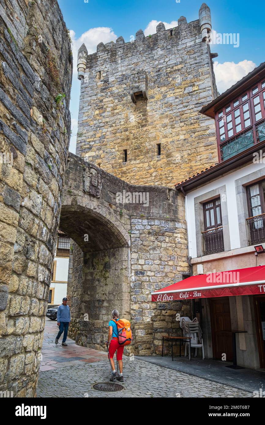 Spain, Principality of Asturias, Salas, stage on the Camino Primitivo ...