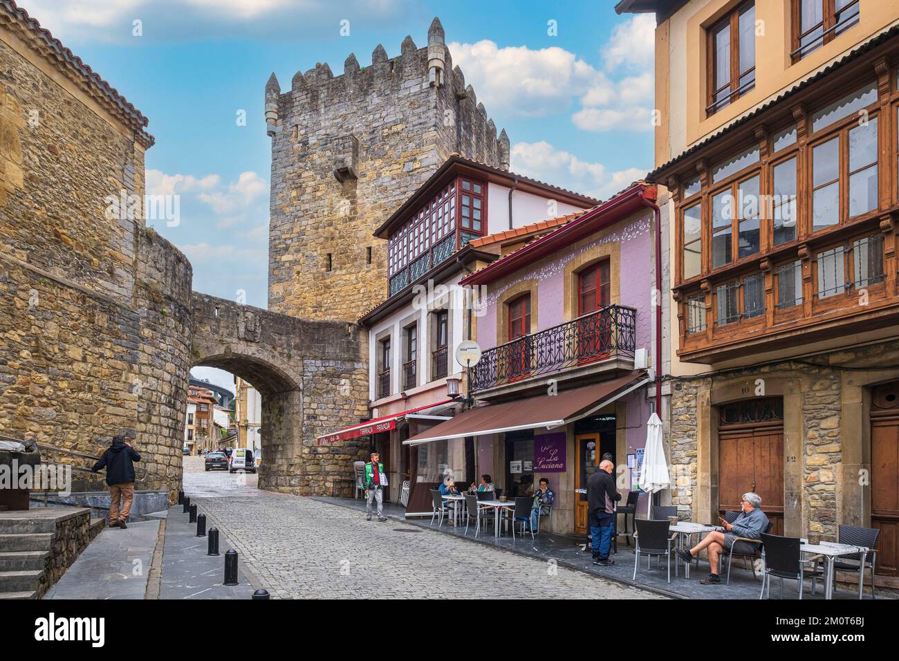Spain, Principality of Asturias, Salas, stage on the Camino Primitivo ...