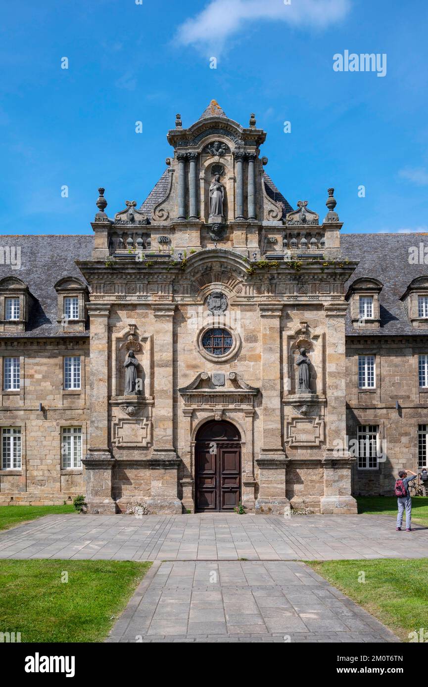 France, C?tes d'Armor, Guingamp, small town of character, the facade of ...