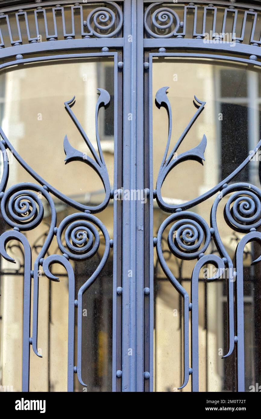France, Meurthe et Moselle, Nancy, ironwork made of wrought iron of the ...