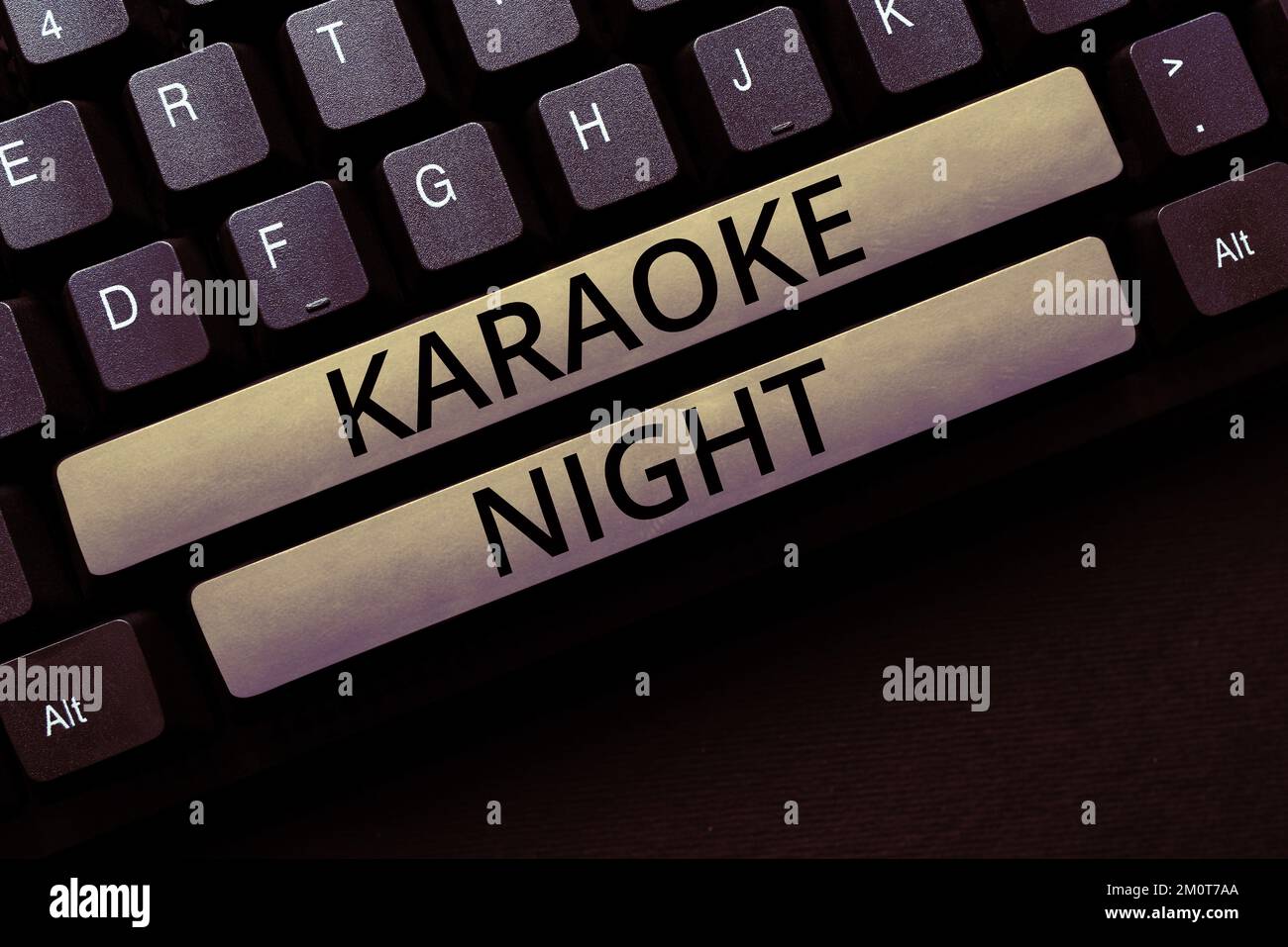 Conceptual display Karaoke Night. Business concept Entertainment ...
