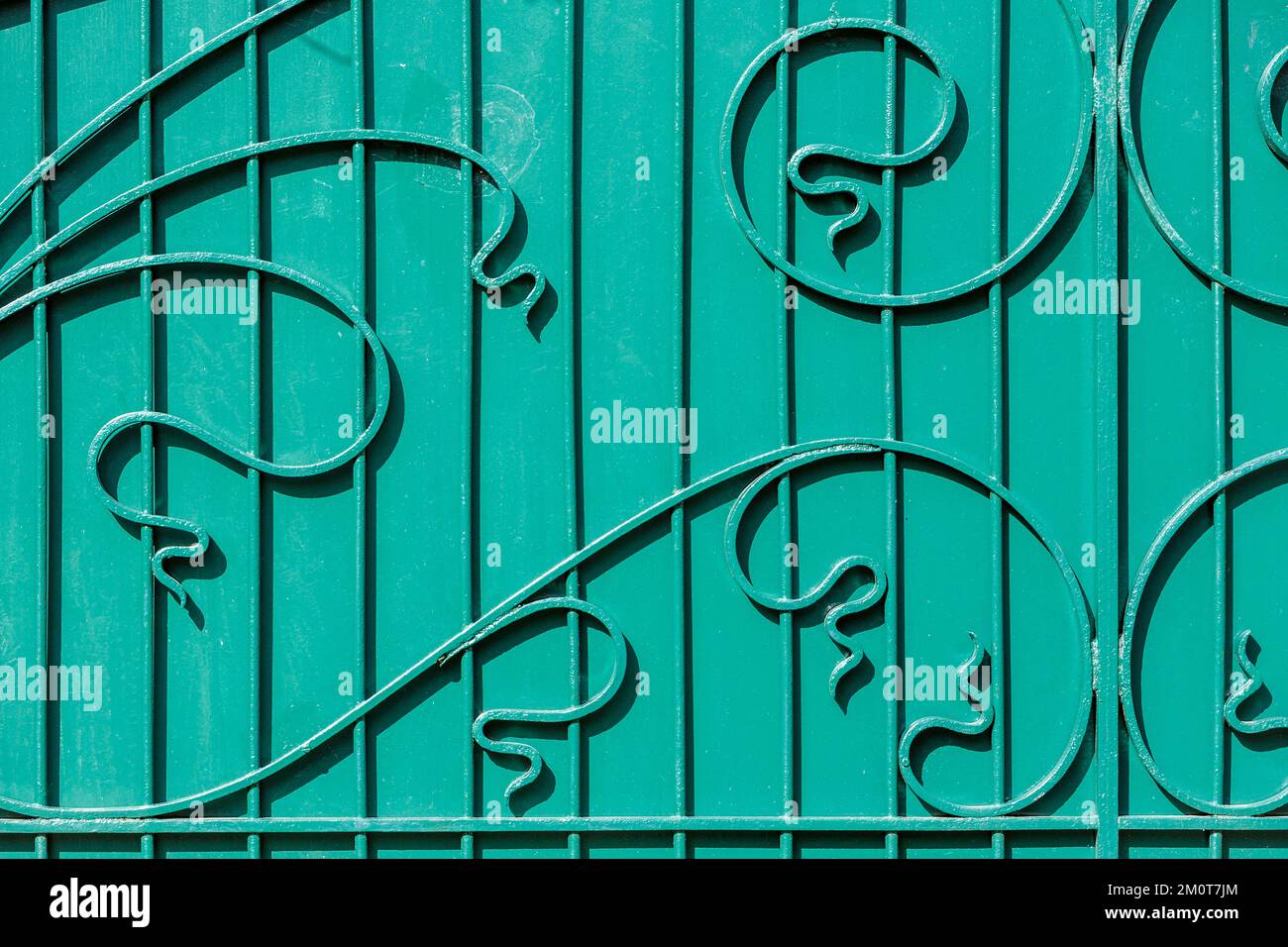 France, Meurthe et Moselle, Nancy, detail of the ironwork made of ...