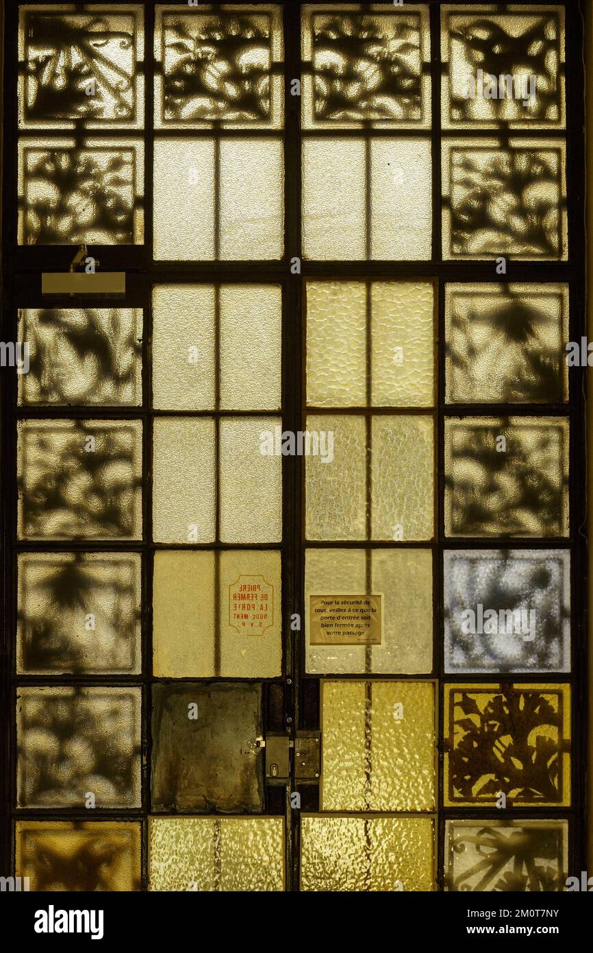 France, Meurthe et Moselle, Nancy, ironwork made of wrought iron of the ...