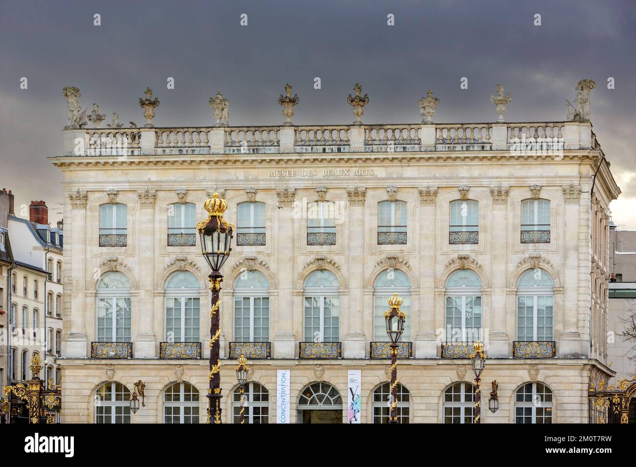 France, Meurthe et Moselle, Nancy, facade of the Musee des Beaux Arts ...