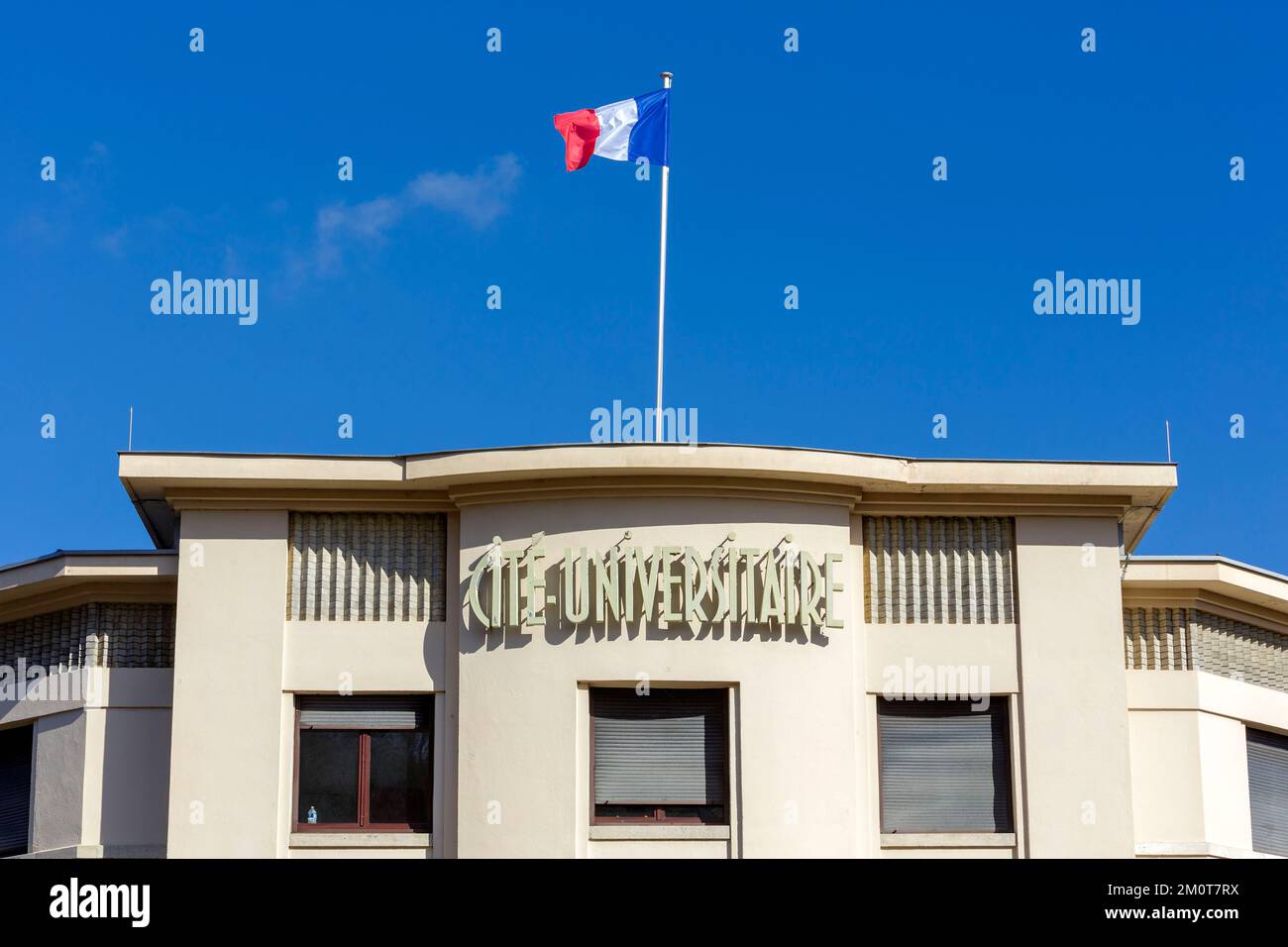 France, Meurthe et Moselle, Nancy, Cite Unniversitaire Monbois in Art ...