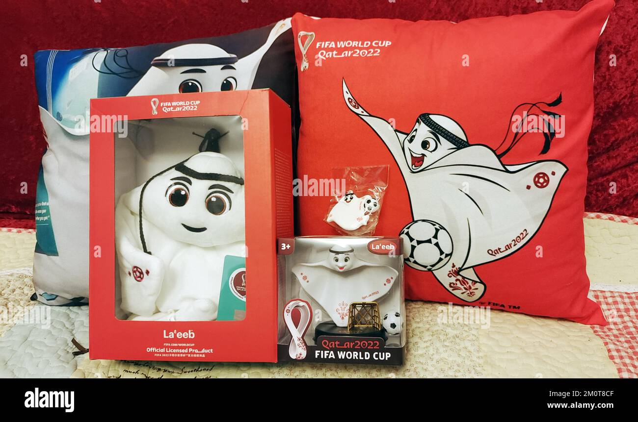 The 2022 Qatar's World Cup mascot, La'eeb and its derivatives is ...