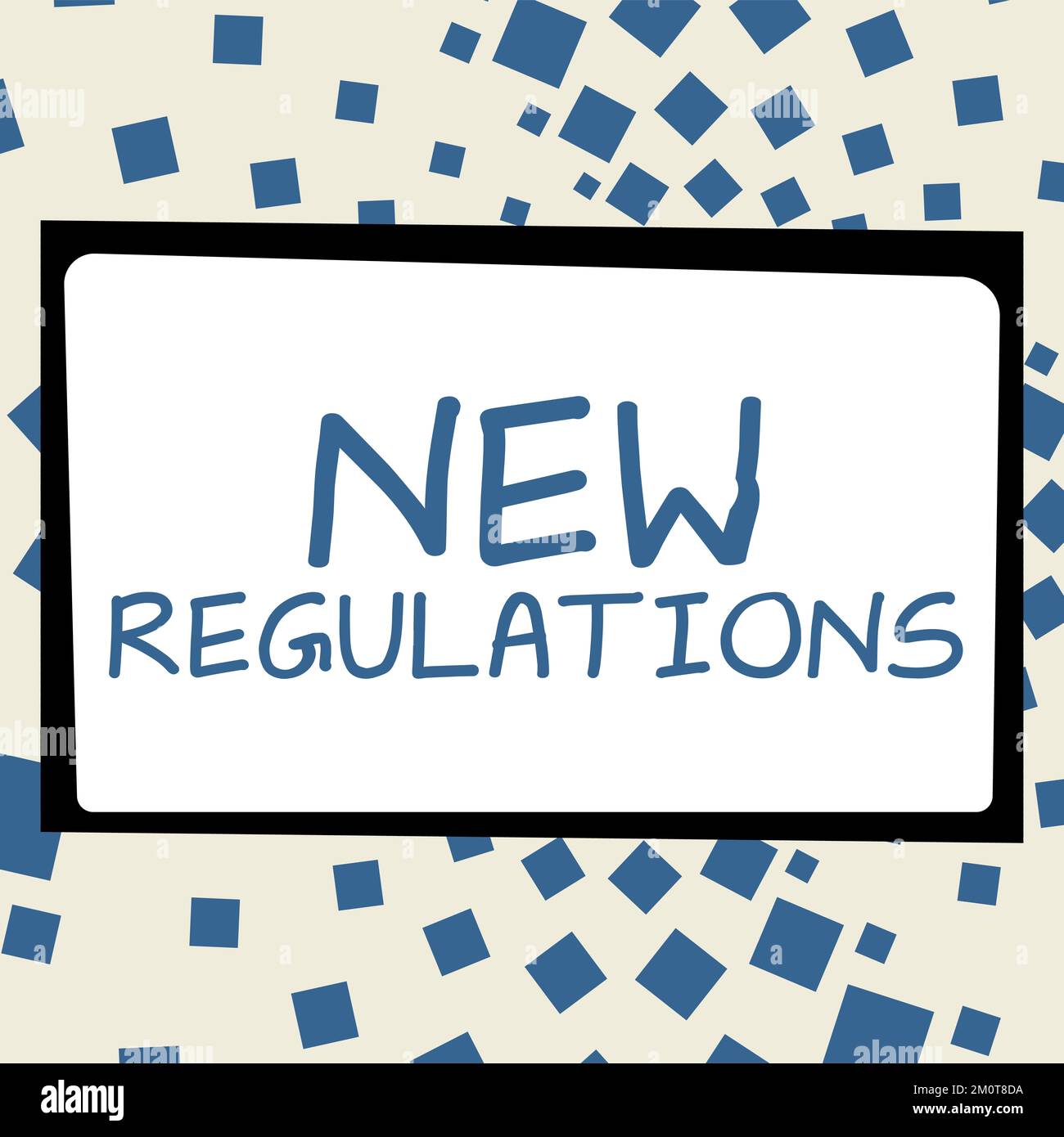 Hand writing sign New Regulations. Business overview Regulation ...