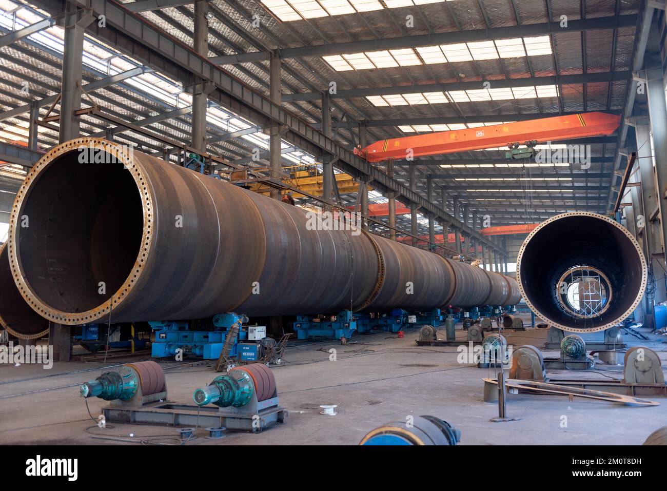 The increased orders for wind tubular tower in Lantian Heavy Industries ...