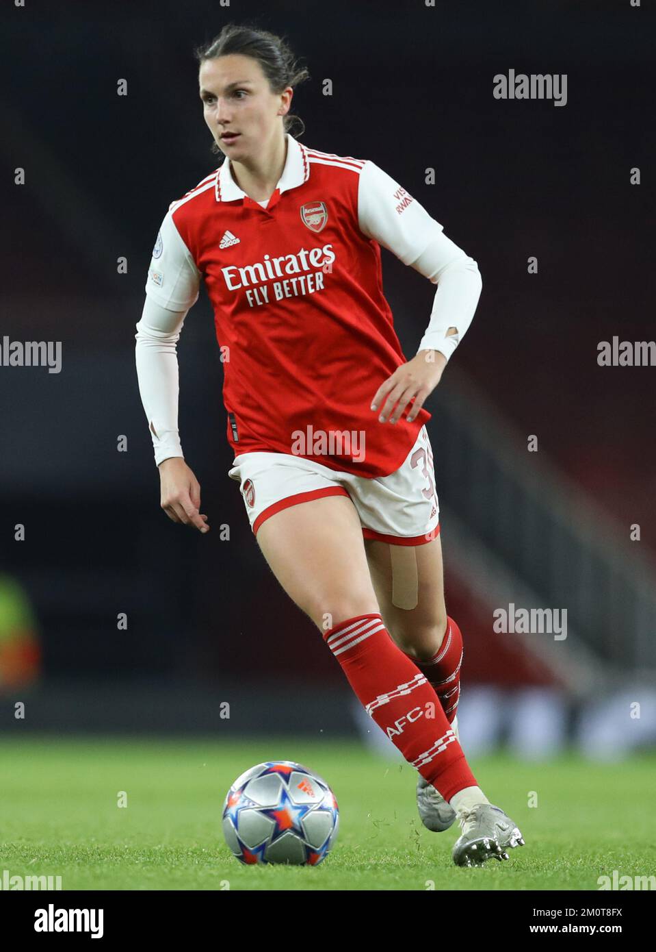 London, England, 7th December 2022. Lotte Wubben-Moy of Arsenal during ...