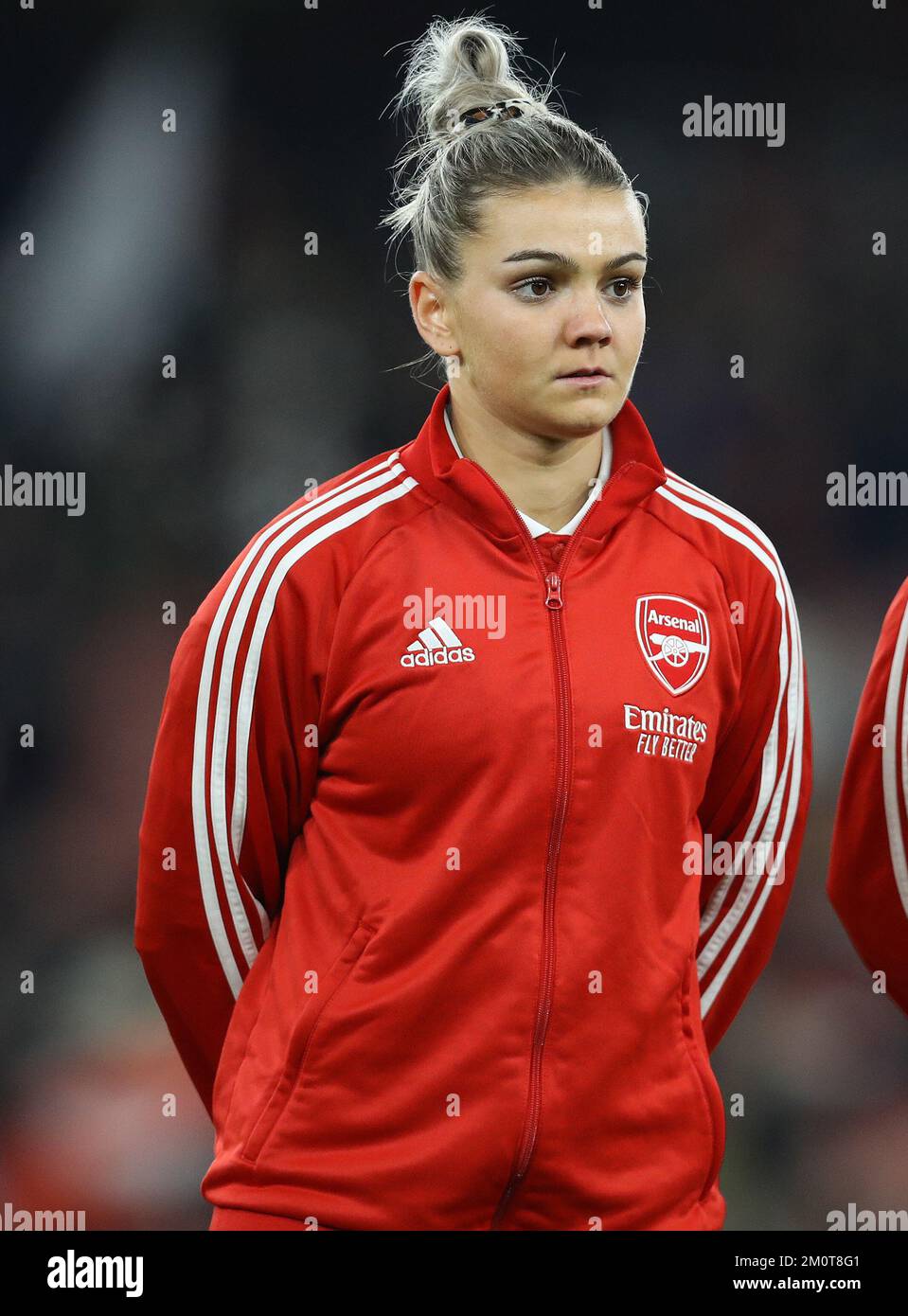 London England 7th December 2022 Laura Wienroither Of Arsenal During