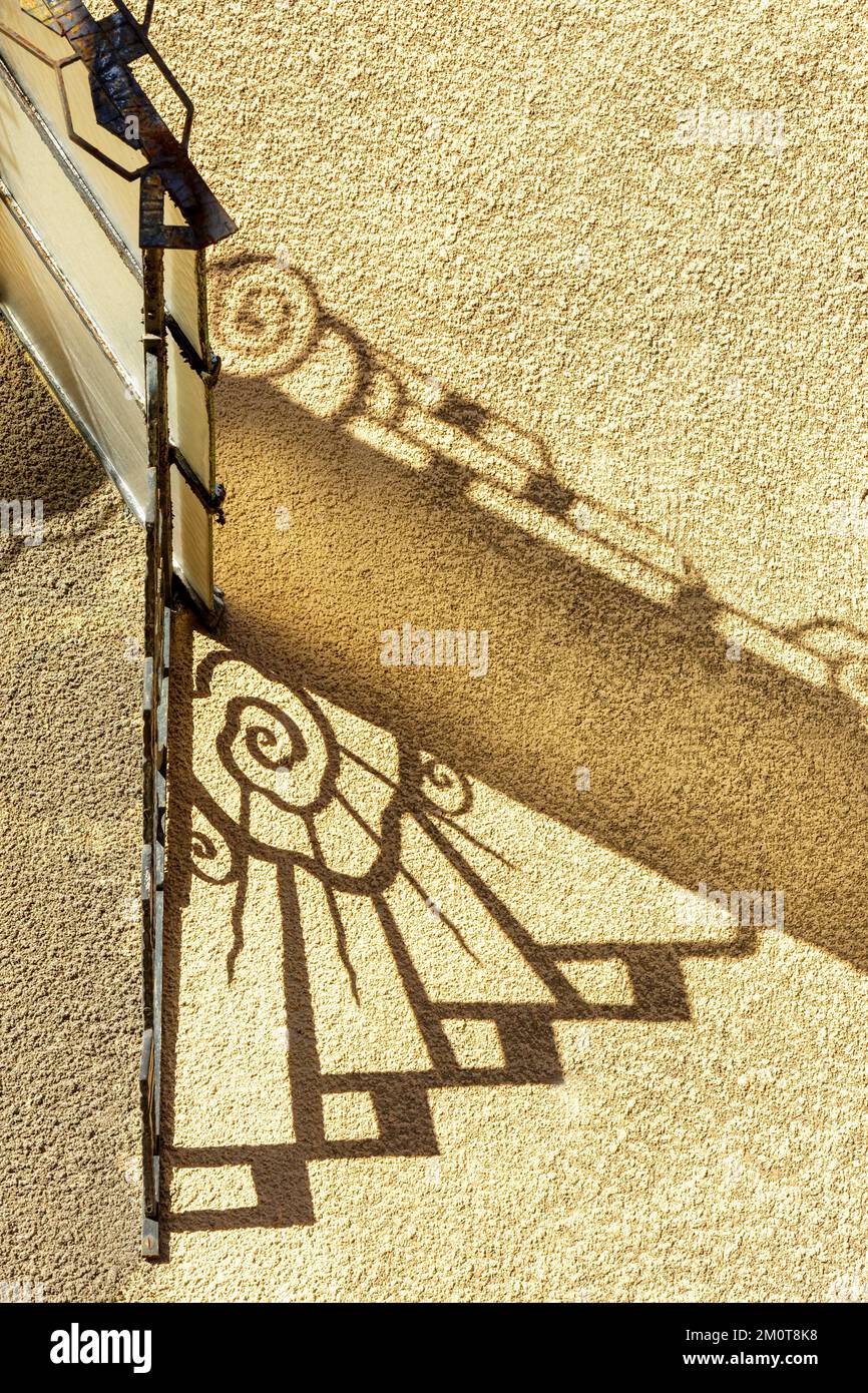 France, Meurthe et Moselle, Nancy, detail of the ironwork of the ...