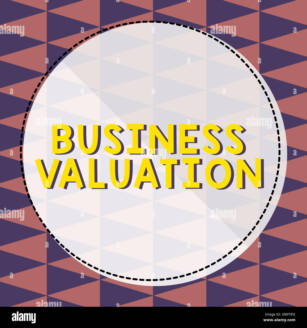 Sign displaying Business Valuation. Word Written on determining the ...