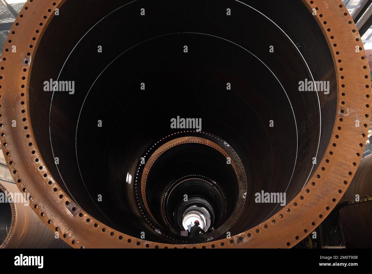 The increased orders for wind tubular tower in Lantian Heavy Industries ...