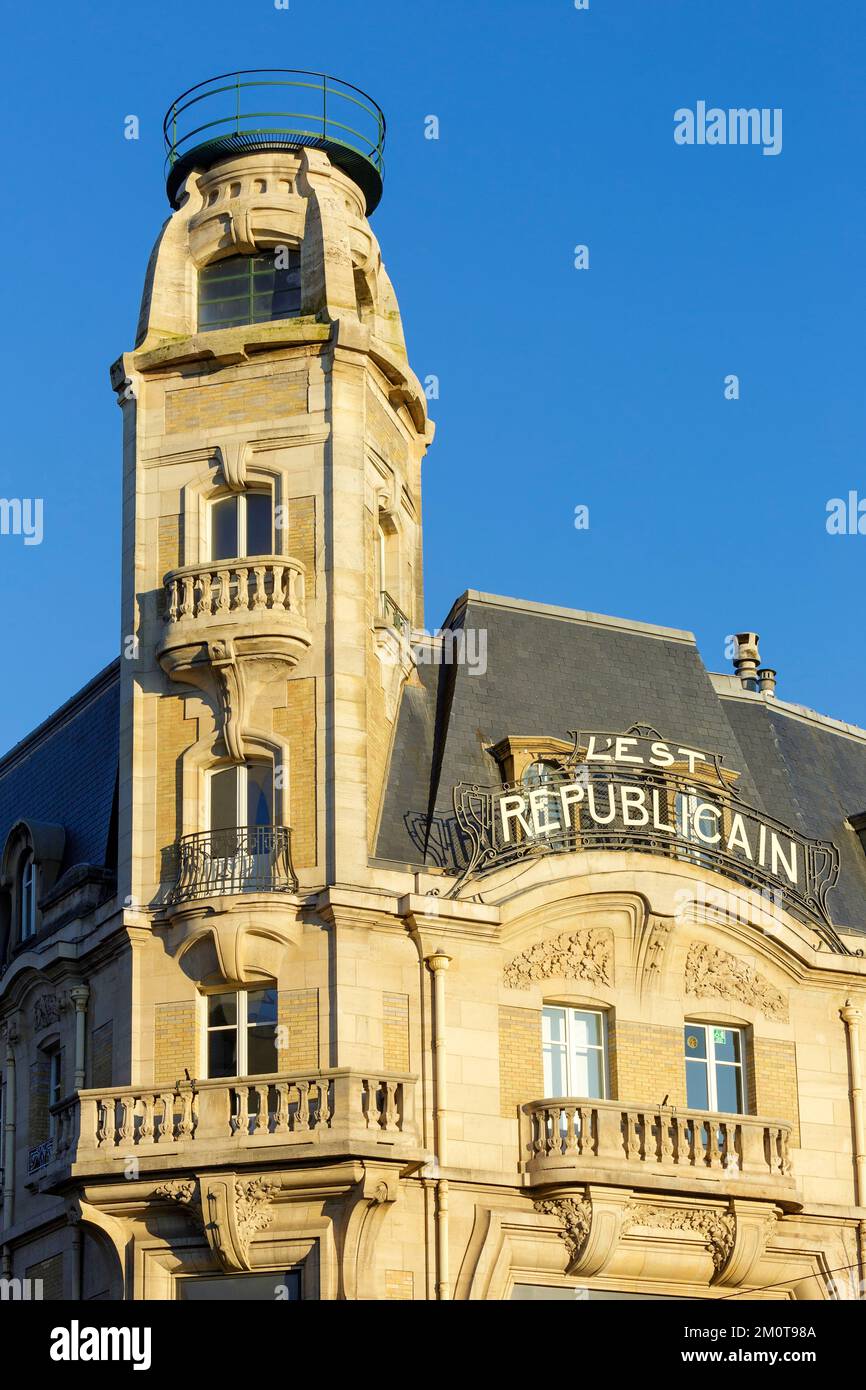 France, Meurthe et Moselle, Nancy, former head office of newspaper L ...