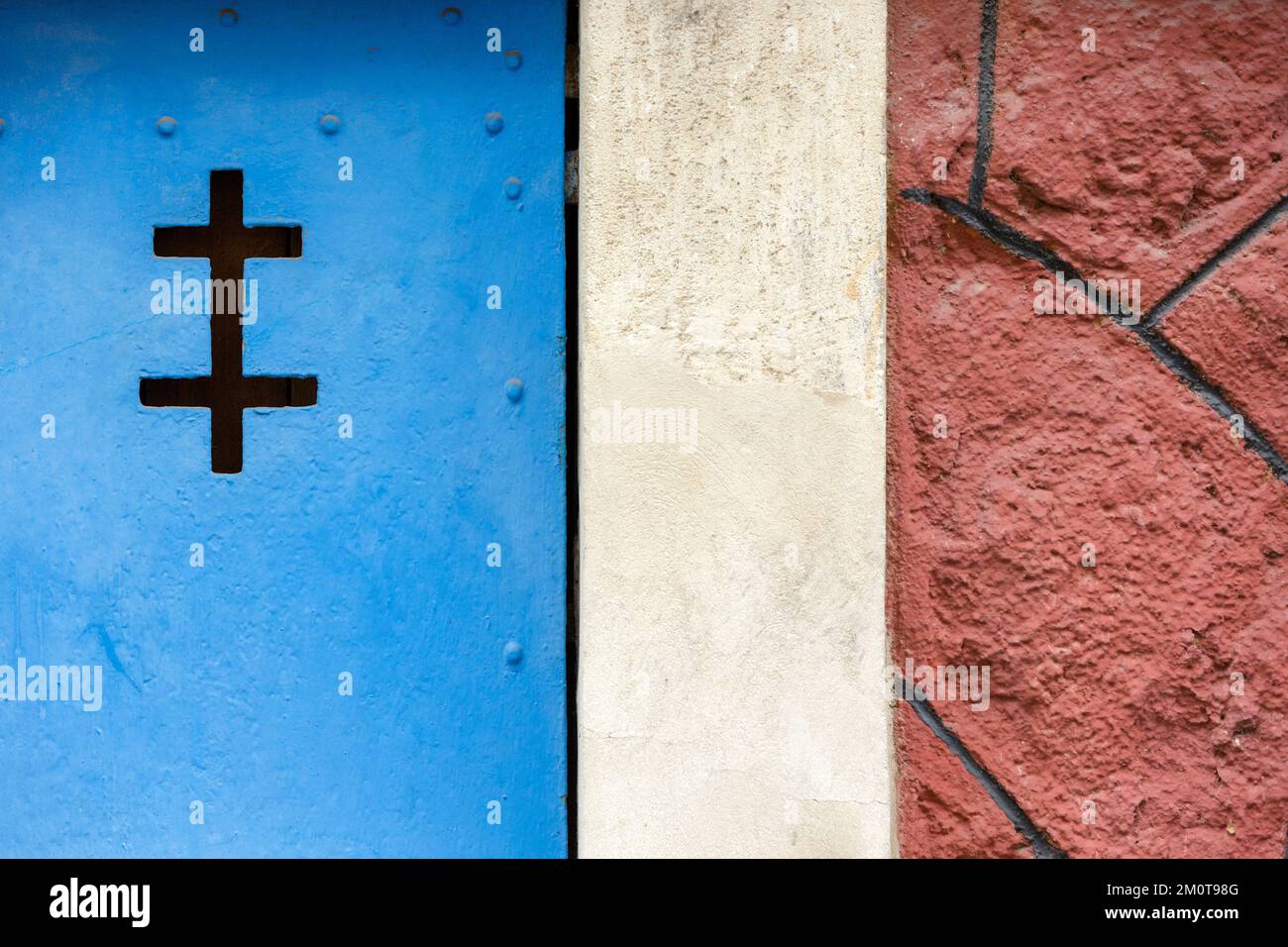 French flag cross lorraine hi-res stock photography and images - Alamy