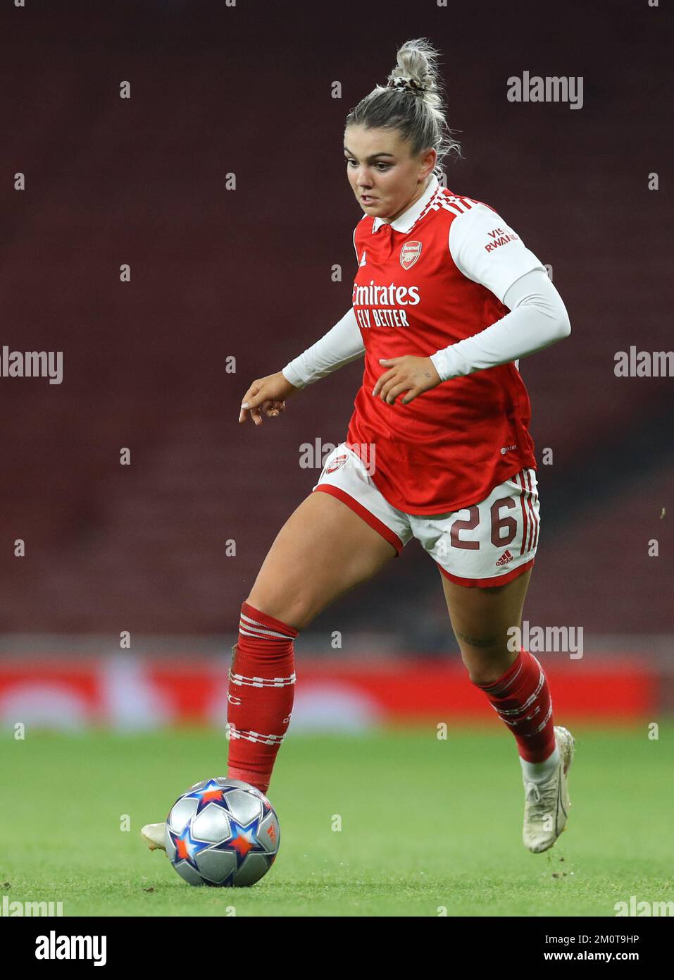 London, England, 7th December 2022. Laura Wienroither of Arsenal during ...
