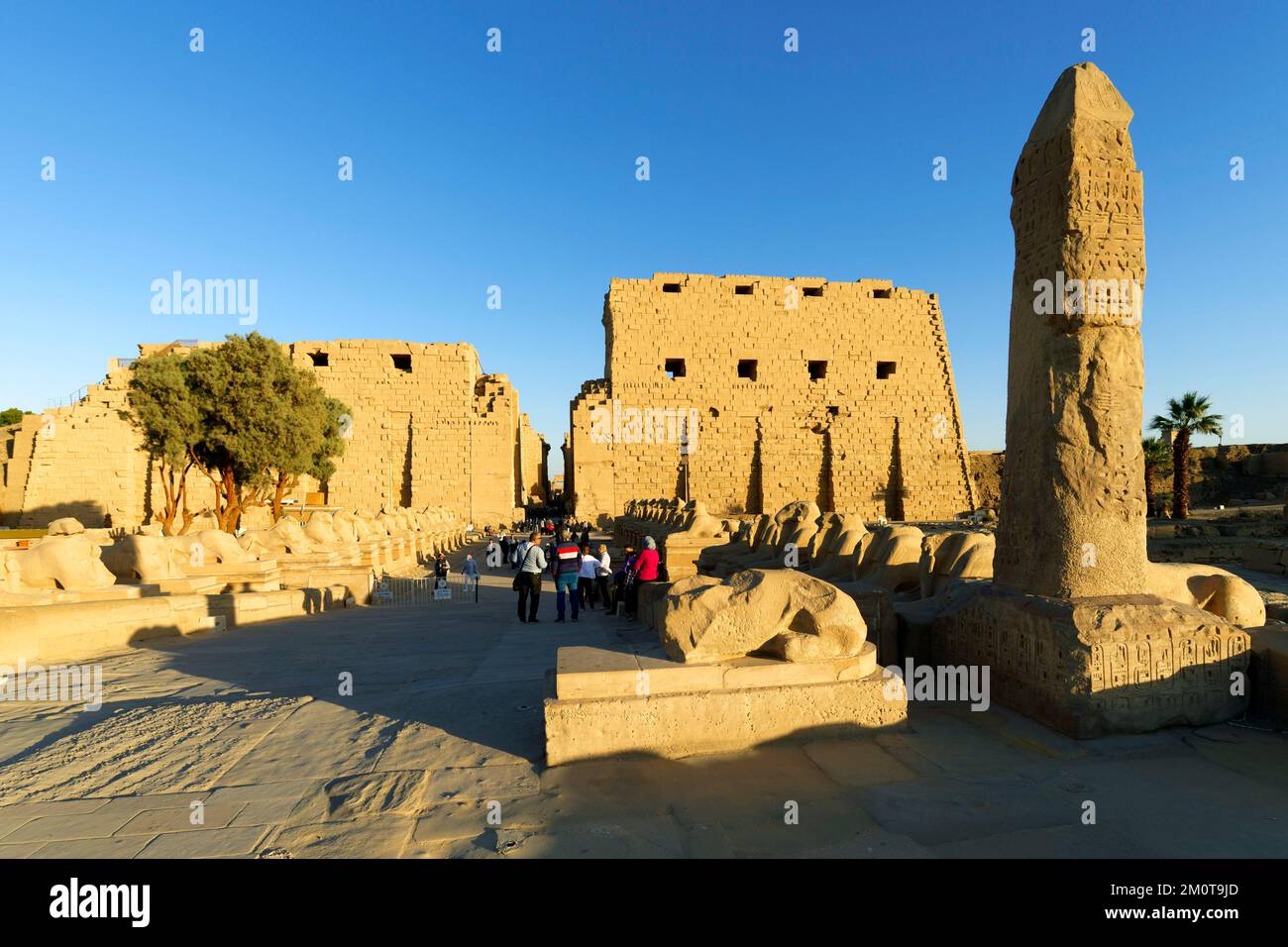 Egypt, Upper Egypt, Nile Valley, Luxor, Karnak, listed as World ...