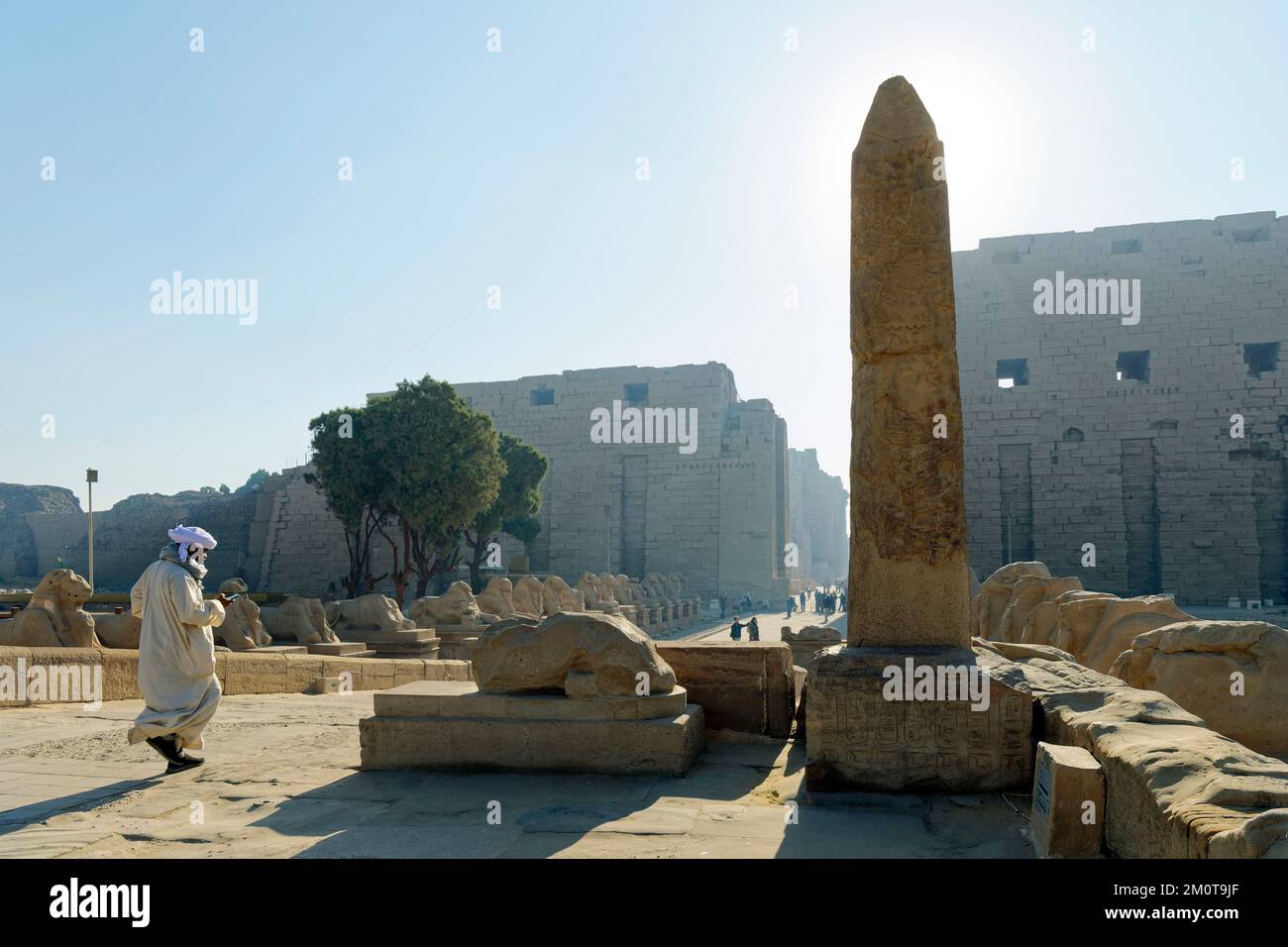 Egypt, Upper Egypt, Nile Valley, Luxor, Karnak, listed as World ...