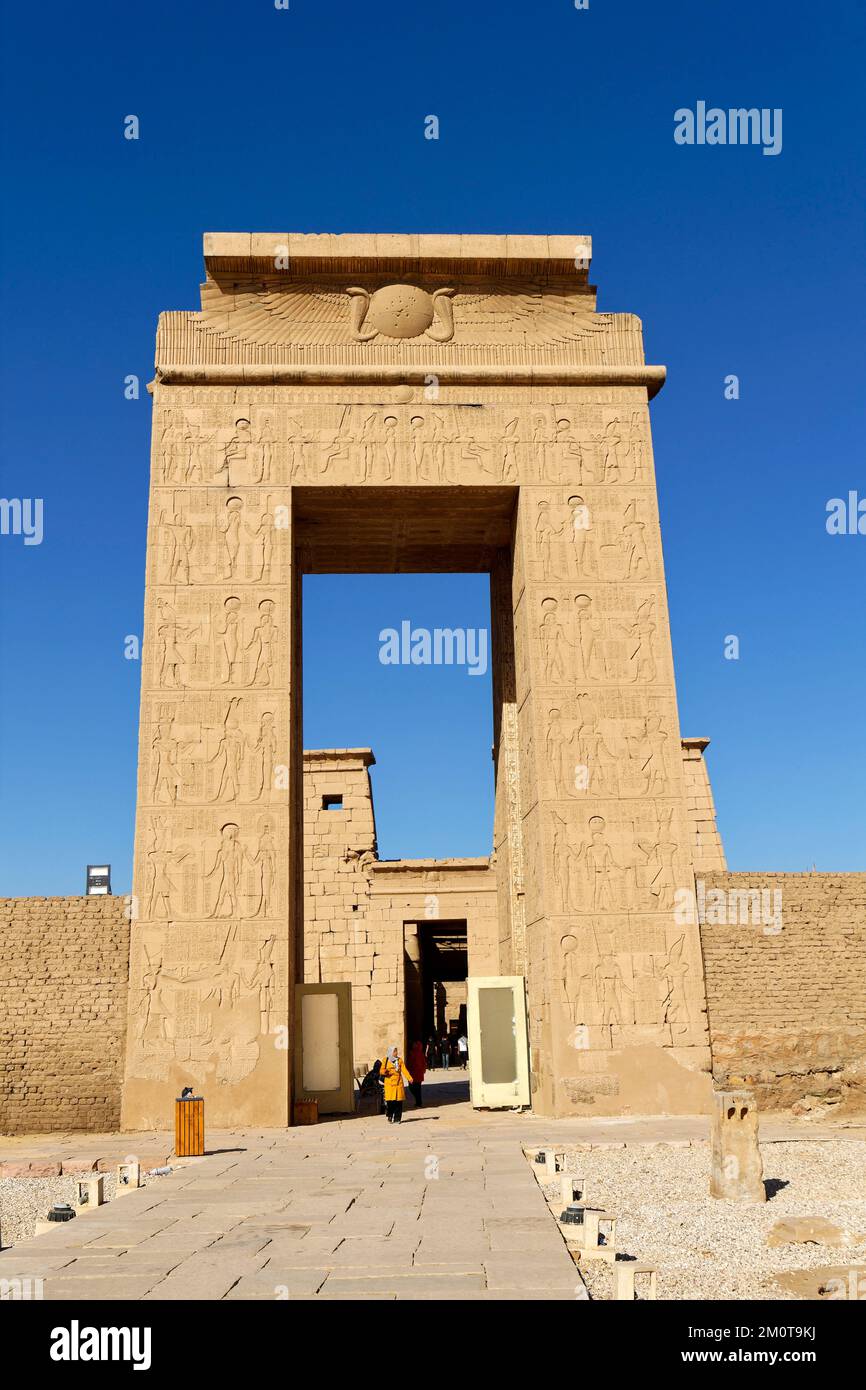 Egypt, Upper Egypt, Nile Valley, Luxor, Karnak, listed as World Heritage by UNESCO, temple ...