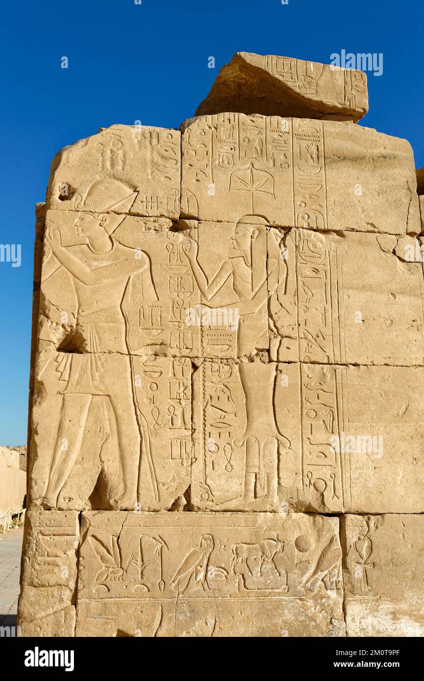 Egypt, Upper Egypt, Nile Valley, Luxor, Karnak, listed as World ...