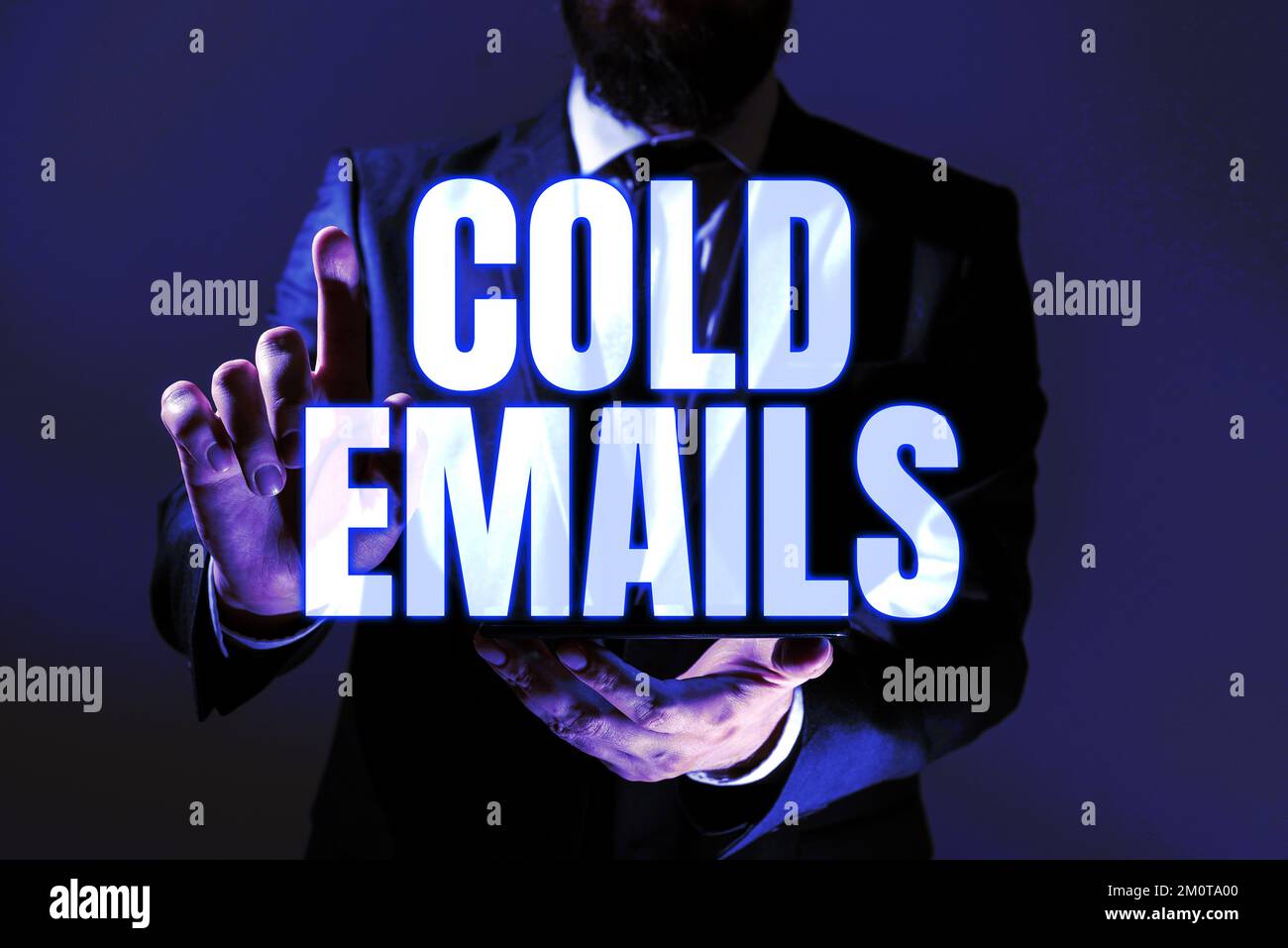 Text showing inspiration Cold Emails. Internet Concept unsolicited ...