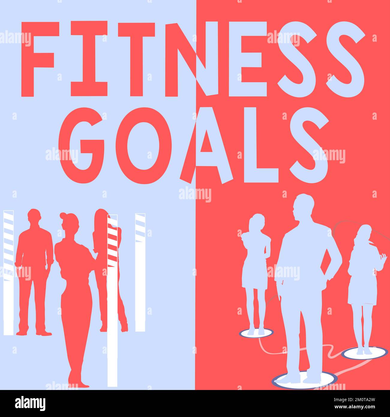 Text sign showing Fitness Goals. Business idea Loose fat Build muscle ...
