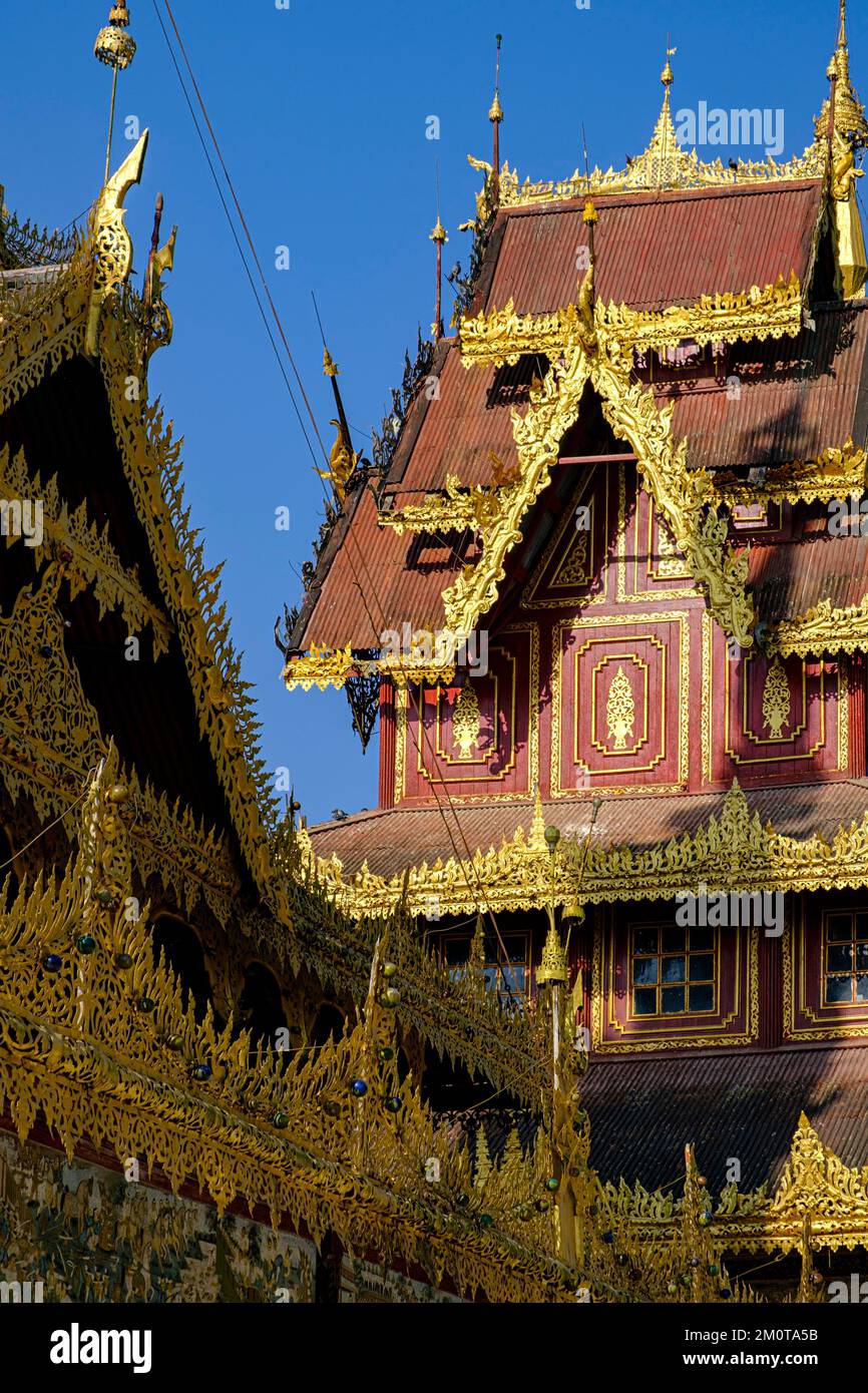 Myanmar, Burma, Karen or Kayin state, village of Kawhnat, U Nar Auk or ...