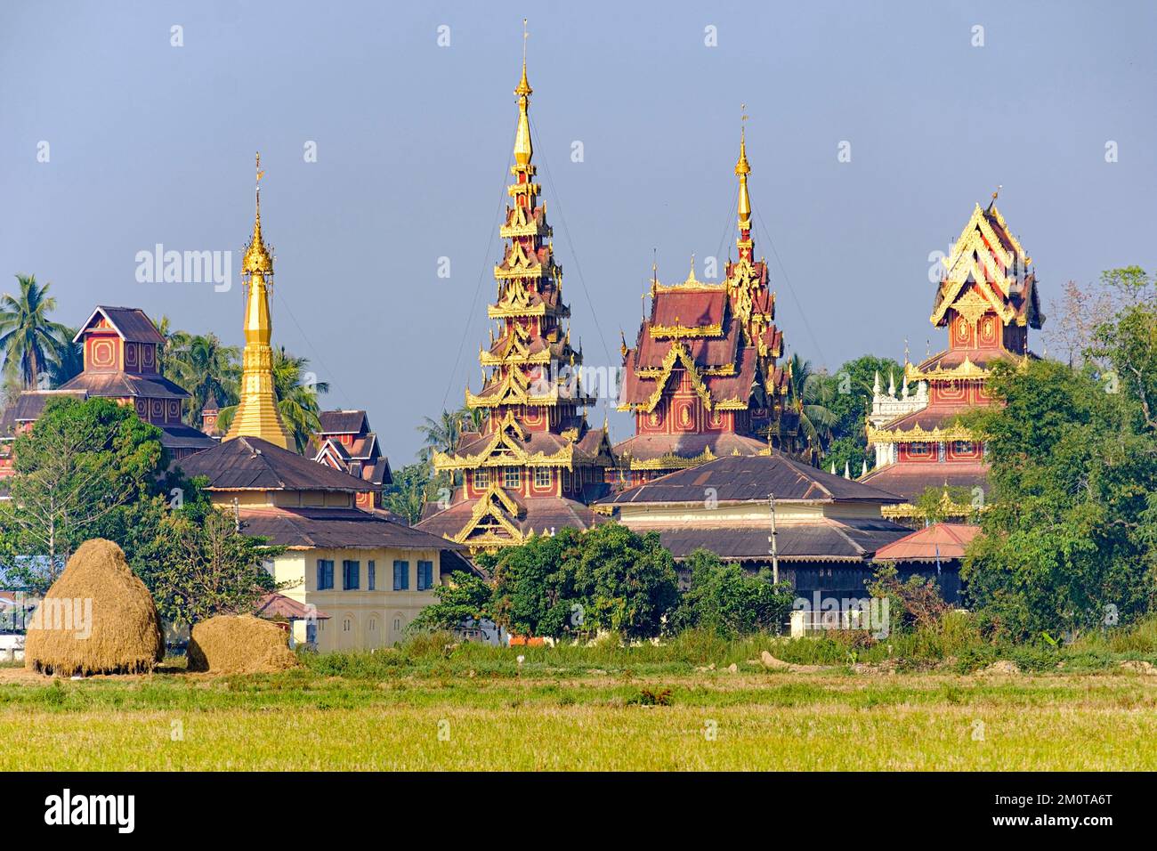Myanmar, Burma, Karen or Kayin state, village of Kawhnat, U Nar Auk or ...
